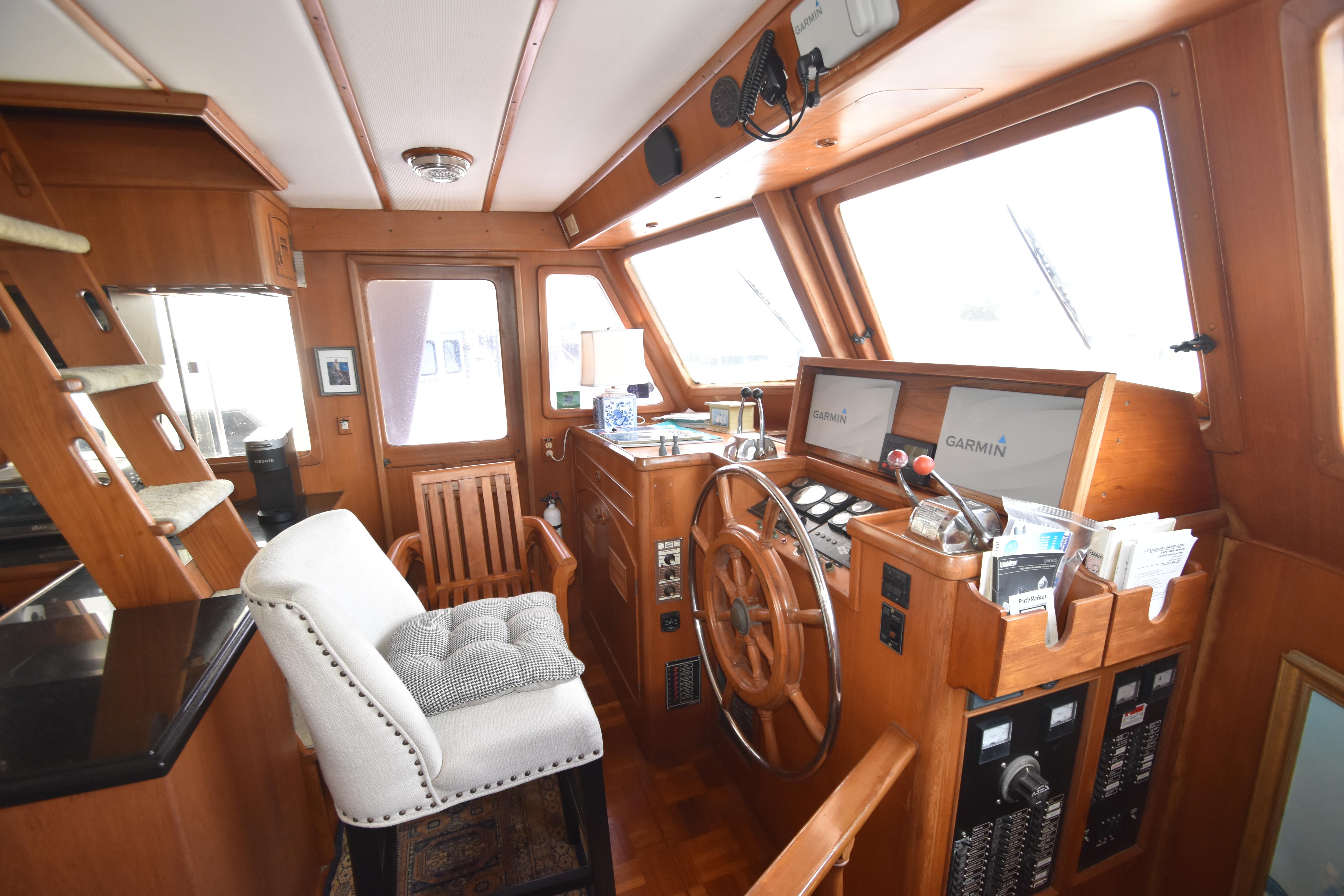 1989 50 Marine Trader Widebody Trawler Motor Yacht Boats for Sale