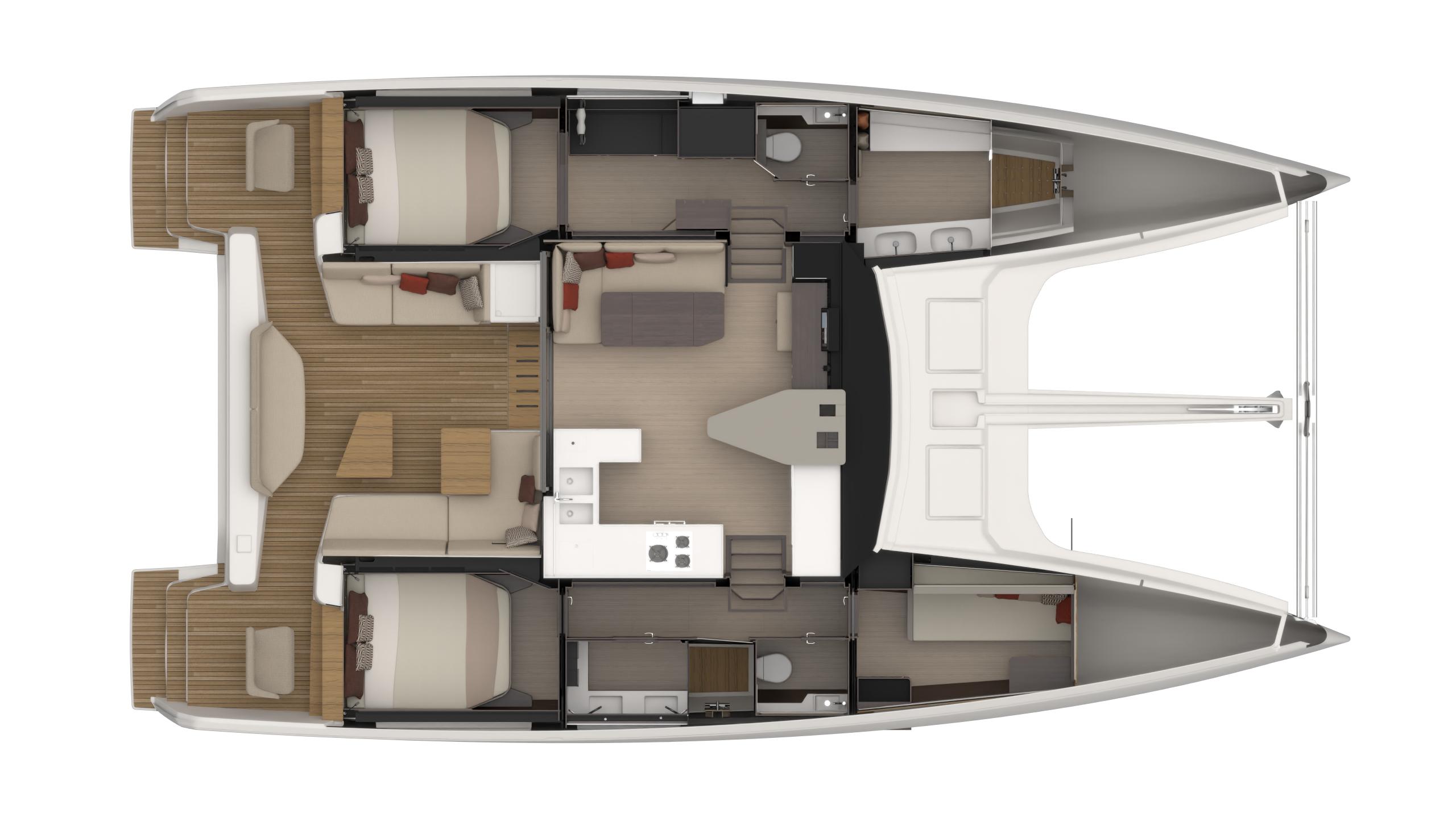 Yacht for Sale | 48 Nautitech Yachts Miami, FL | Denison Yacht Sales