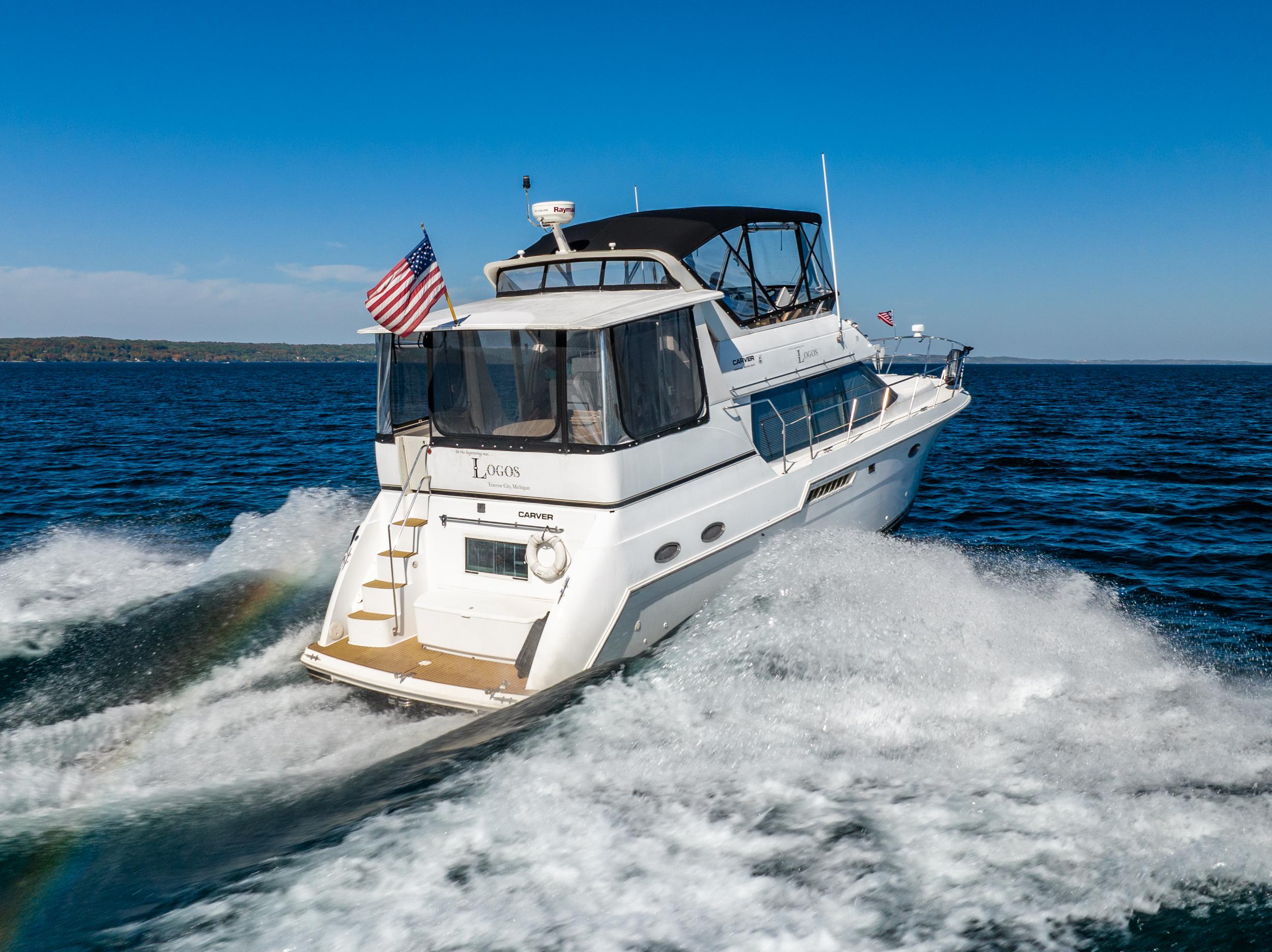 Logos Yacht for Sale | 42 Carver Yachts Northport, MI | Denison Yacht Sales