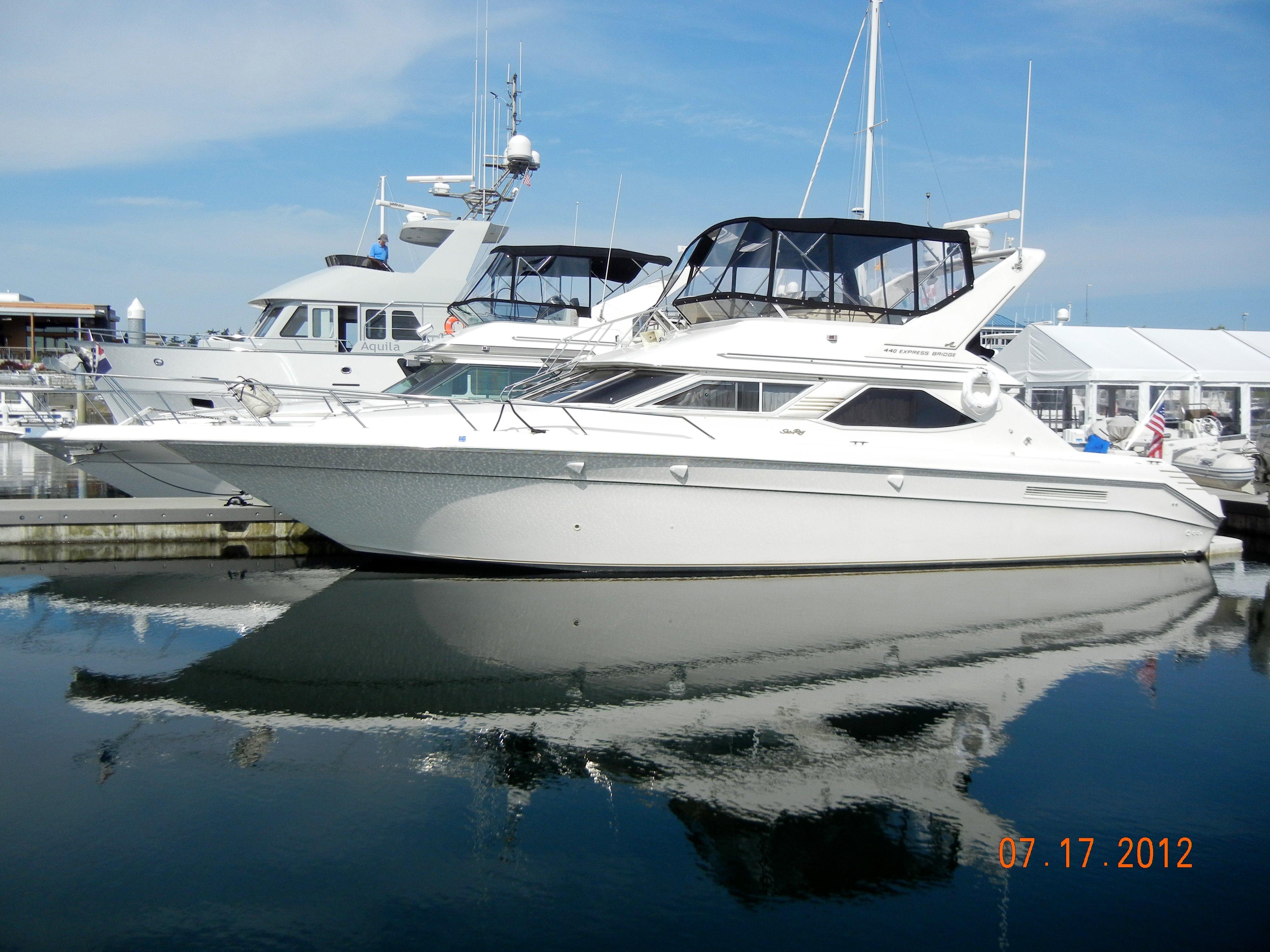 1997 Sea Ray 440 Express Bridge Ruston, Washington - Northwest Yachtnet