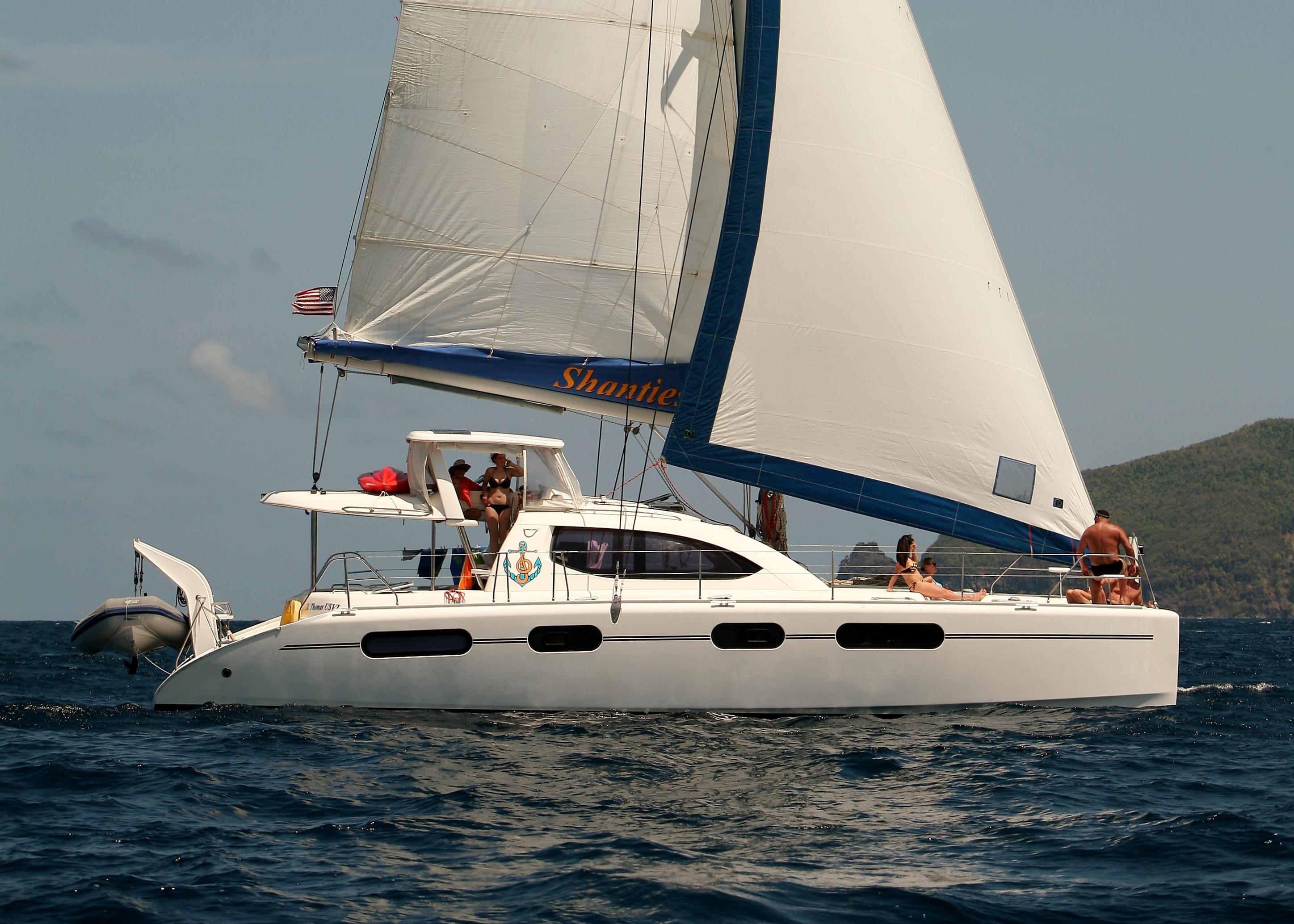 Leopard 46 Sailing Catamaran Shanties for sale | Leopard Brokerage