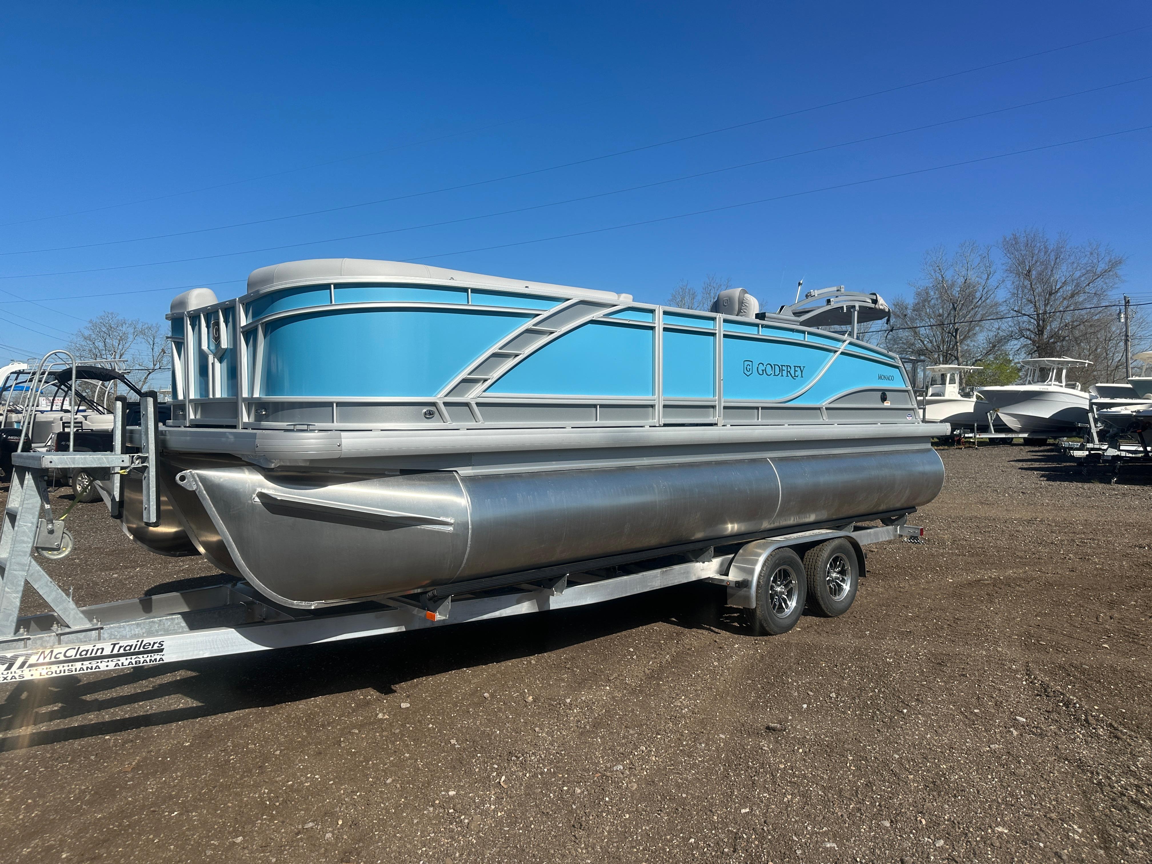 2025 Godfrey Monaco 235 DFL Tritoon Fairhope, Alabama - Make Wake Marine