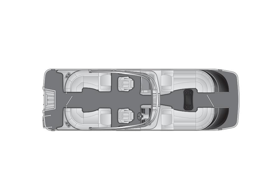2022 Bennington QX 25 Quad Bench - Hennepin Marine