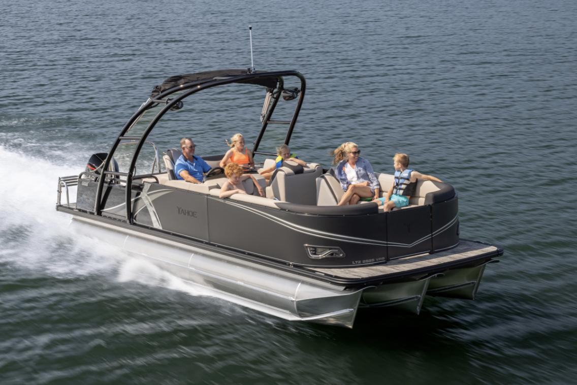 2025 Tahoe Pontoon LTZ Versatile Rear Bench - Legacy Marine