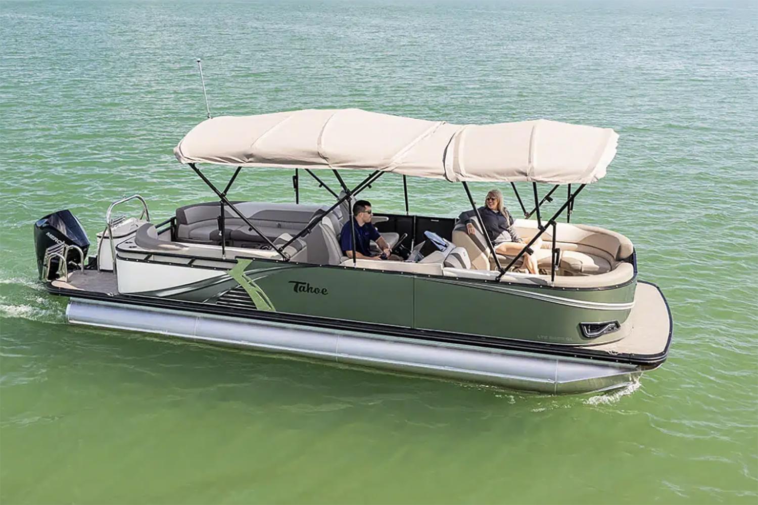 2025 Tahoe Pontoon LTZ Quad Lounger - Hanks Boats