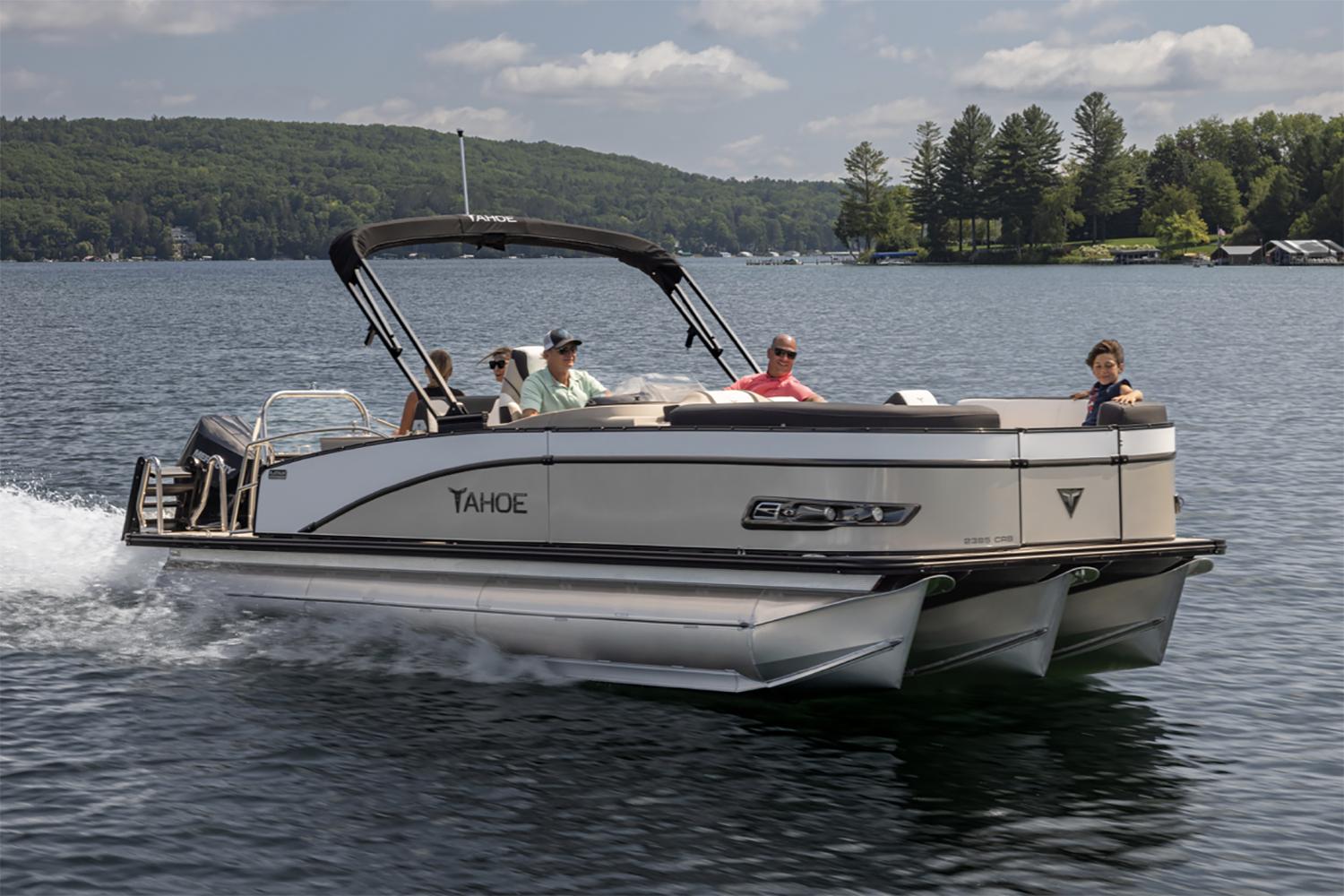 2025 Tahoe Pontoon Cascade Rear Bench - Onekama Marine Inc.