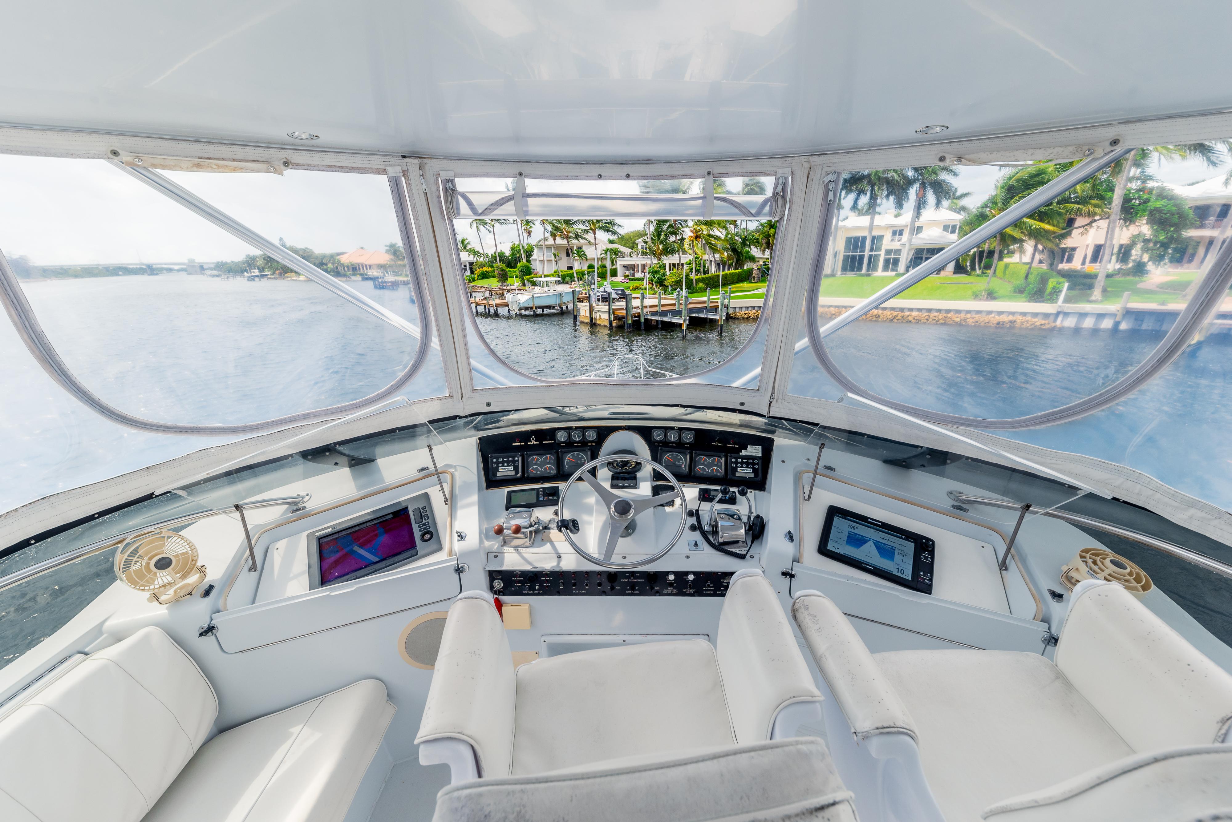 Galatea Yacht for Sale | 52 Hatteras Yachts Stuart, FL | Denison Yacht ...