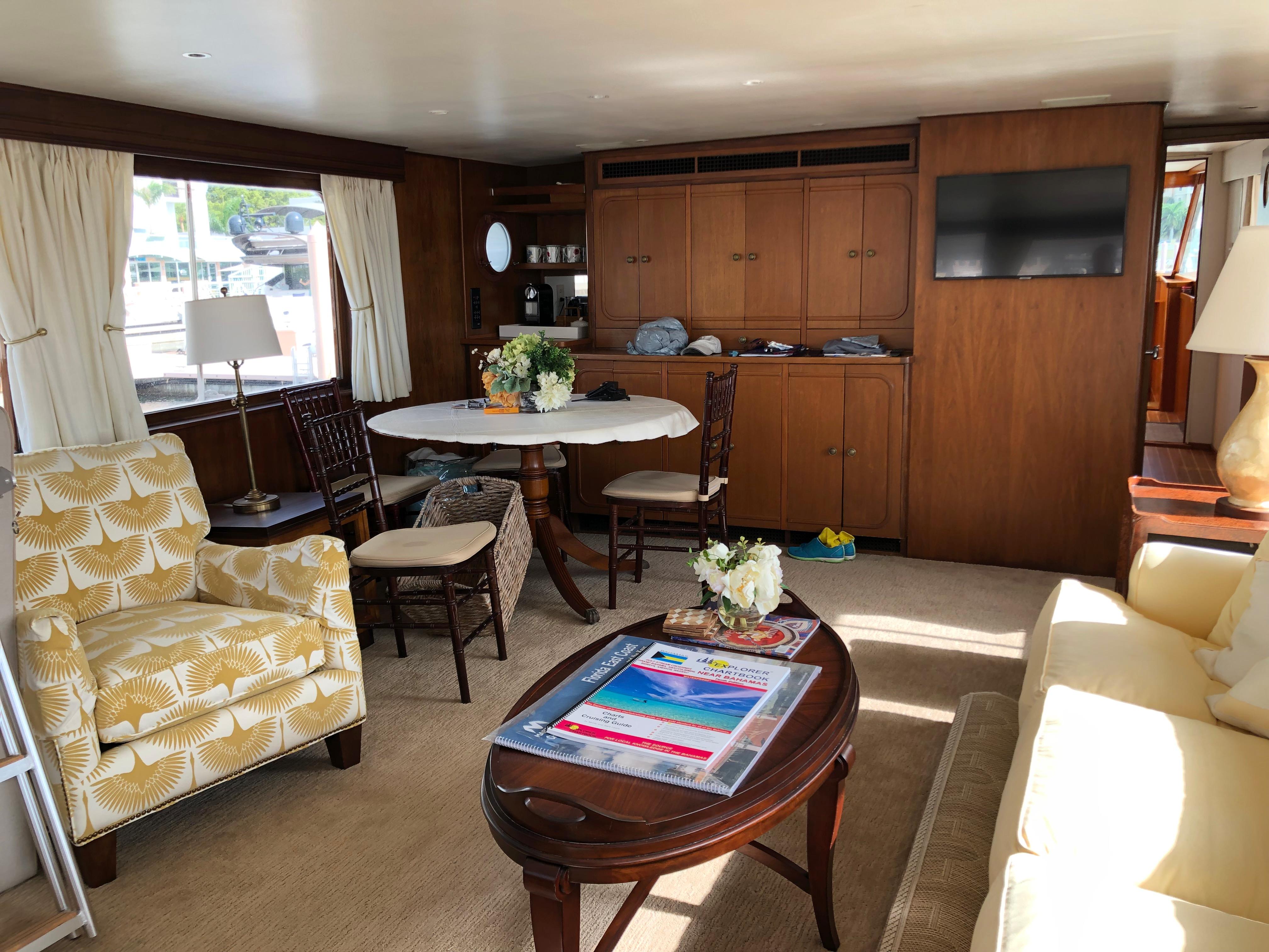 Trumpy 72 Houseboat 1972 "Dovetail" | HMY Yachts