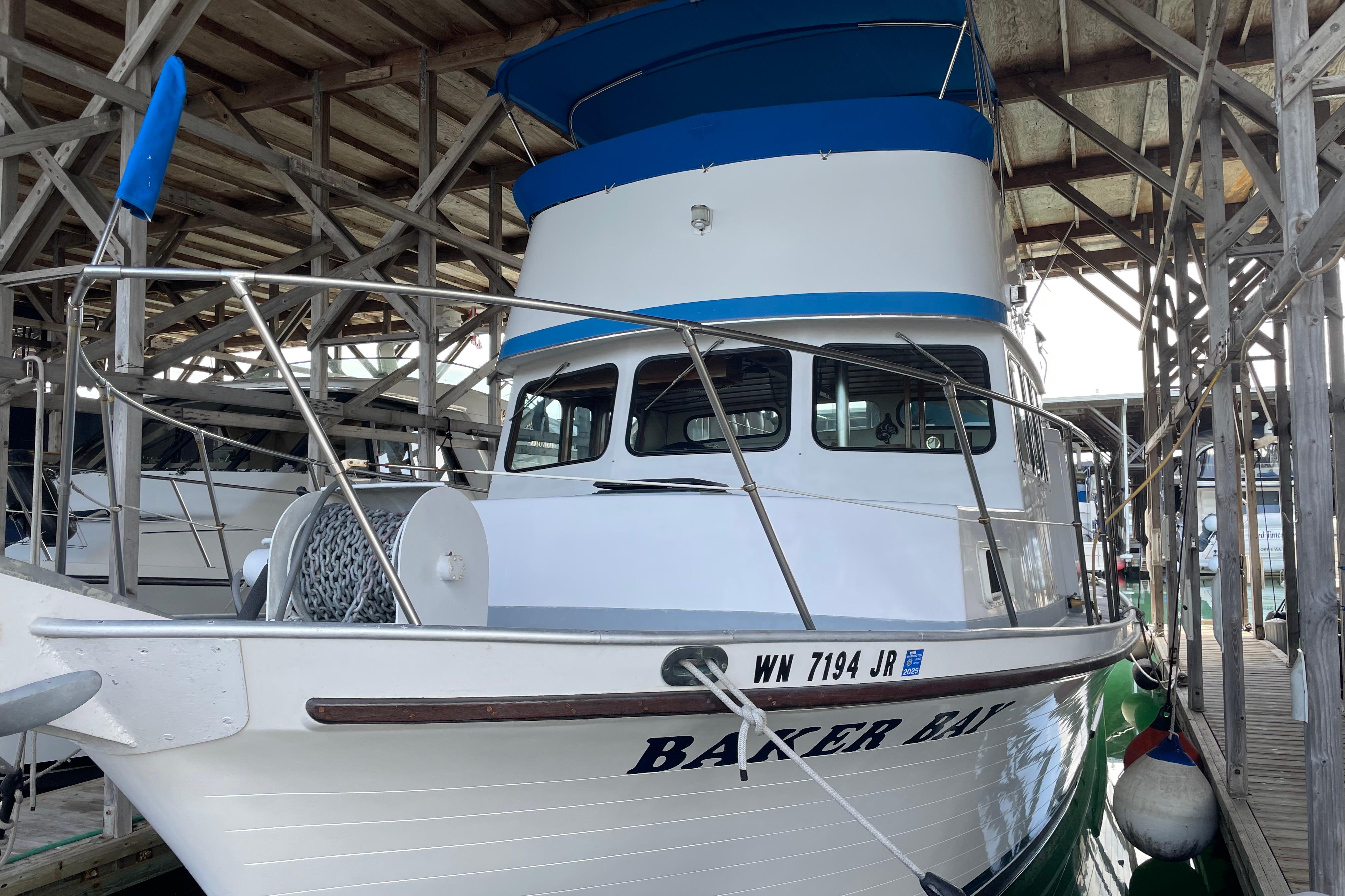 1978 Delta Marine 43' Pilothouse Sedan Trawler Trålare till salu ...