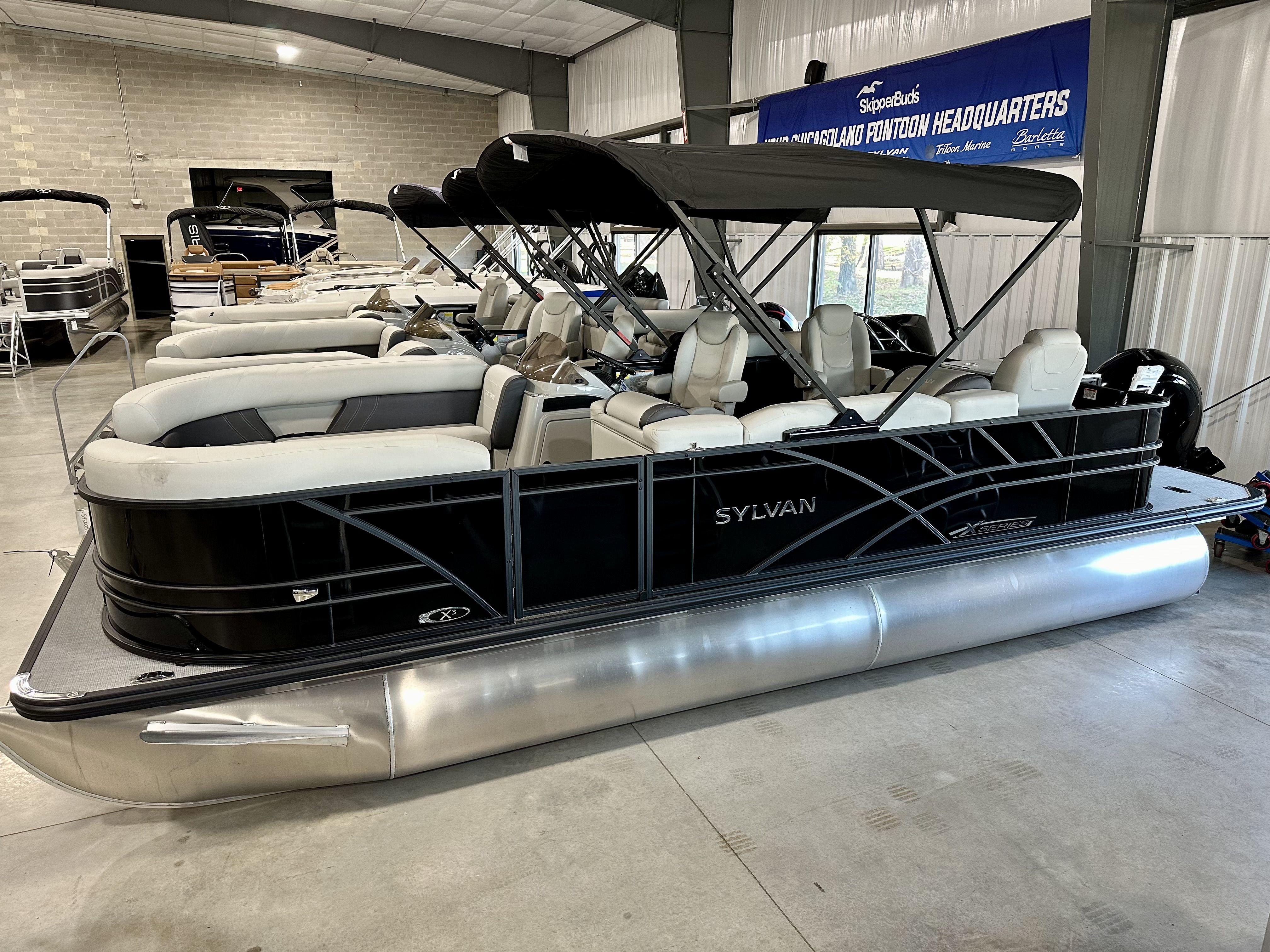 2024 Sylvan Mirage X3 Party Fish Tri-Toon Pontoon for sale - YachtWorld