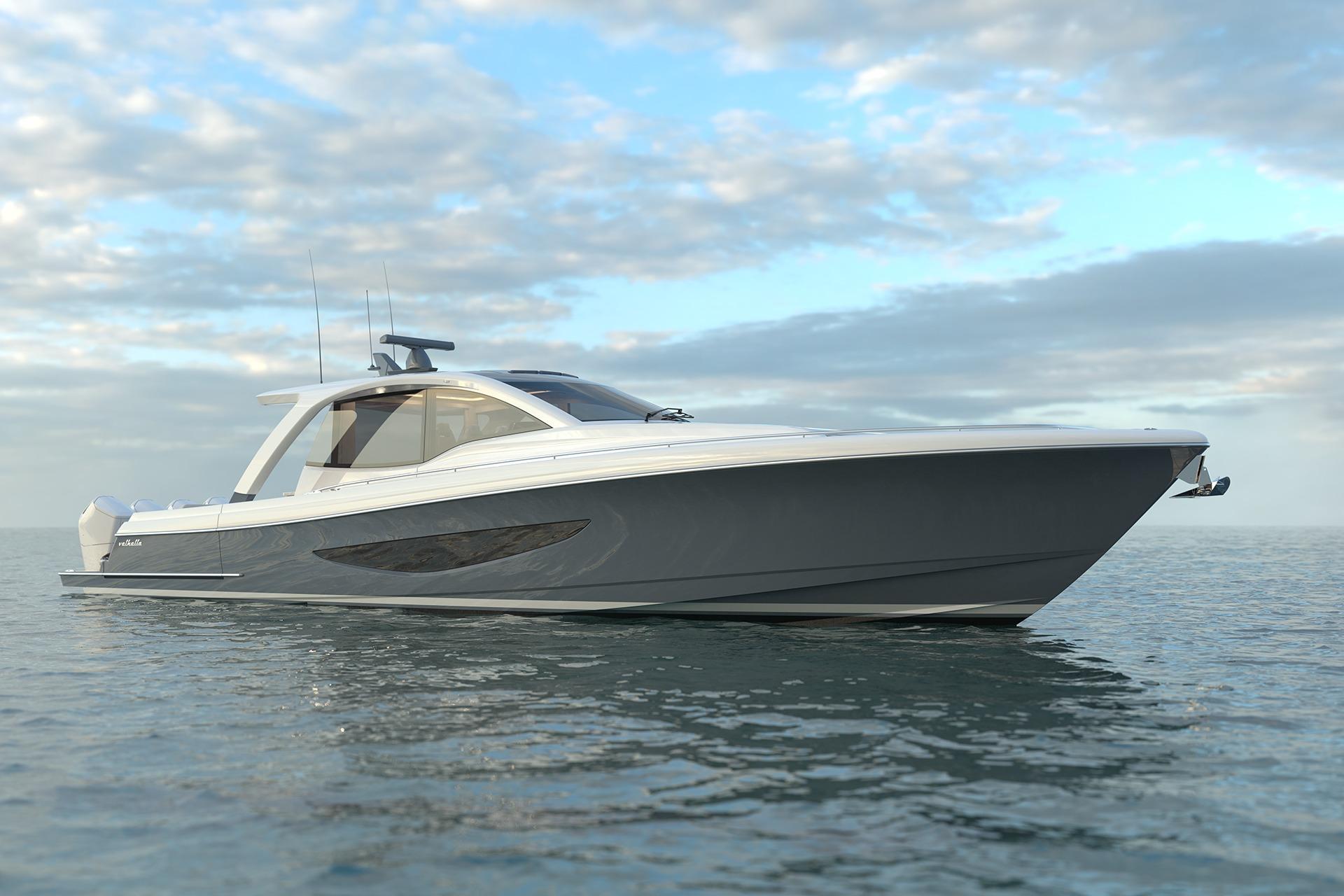 2026 Valhalla Boatworks V-55 Sport Yacht Senterkonsoller til salgs ...