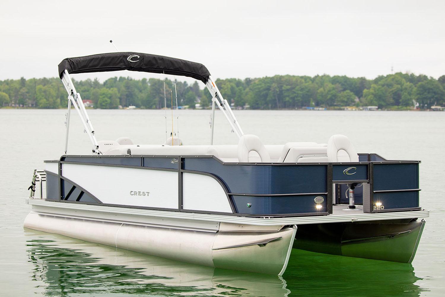 2025 Crest Classic LX 220 Pontoon for sale - YachtWorld