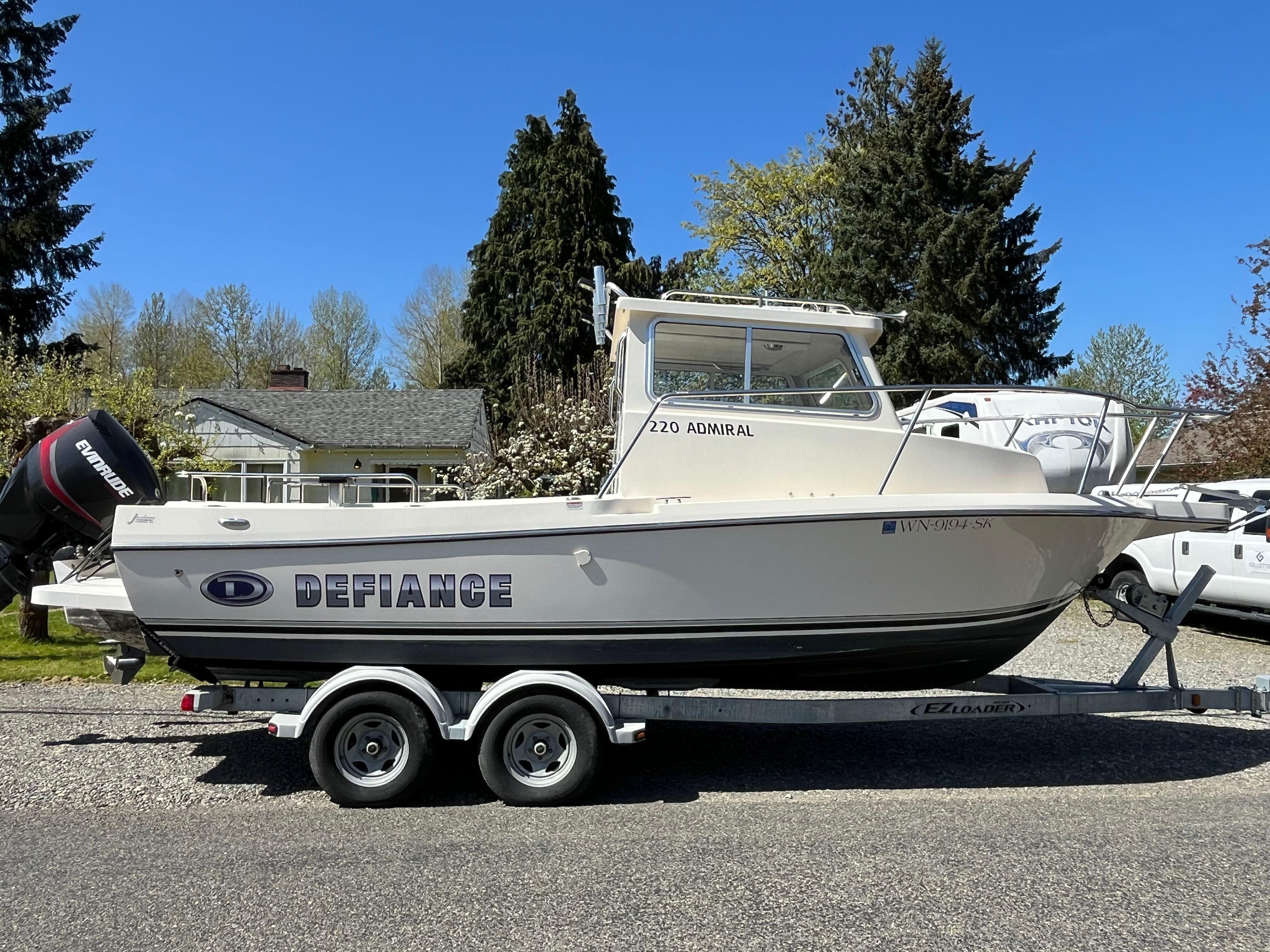 2016 Defiance 220 Admiral EX Saltwater Fishing for sale - YachtWorld
