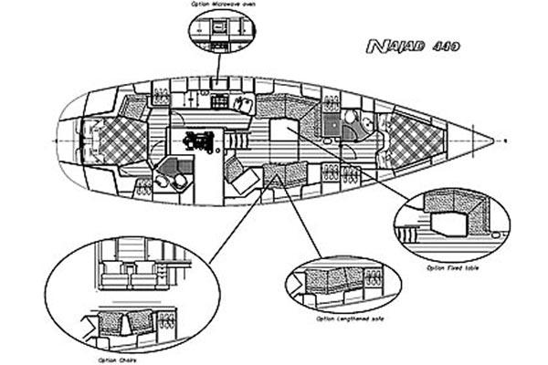 2007 Najad 440 CC Centre Cockpit for sale - YachtWorld