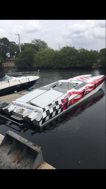 2000 Skater 46 Custom Race Boat Ski and Wakeboard for sale - YachtWorld