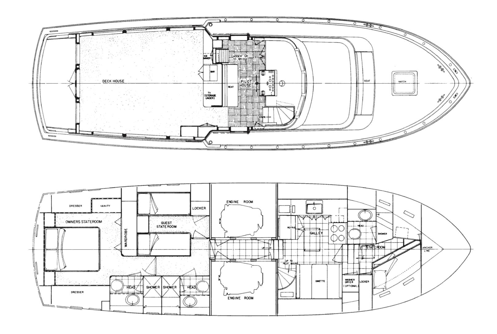 1983 Hatteras EDMY Motorbåtar till salu- YachtWorld