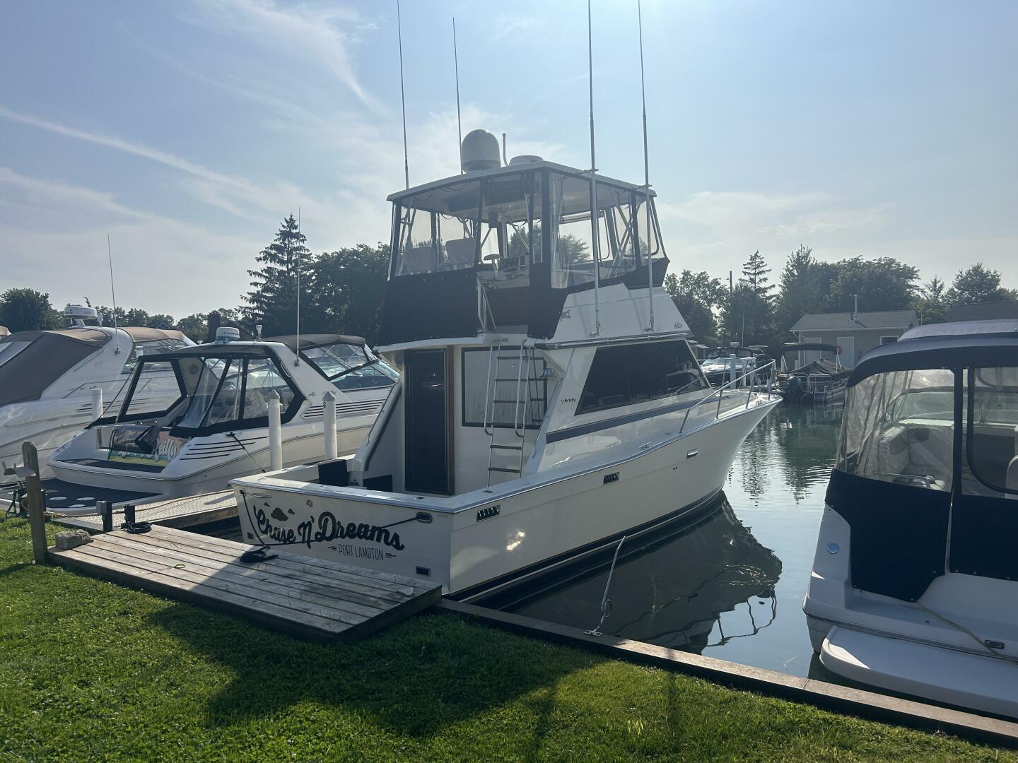 1986 Viking Boats 35 Convertible Flybridge for sale - YachtWorld