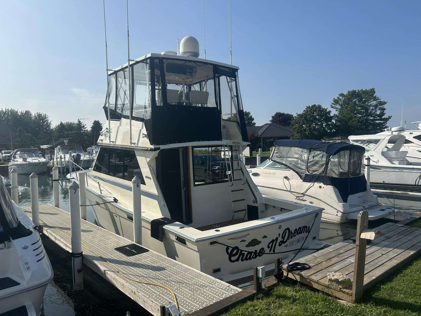 1986 Viking Boats 35 Convertible Flybridge for sale - YachtWorld