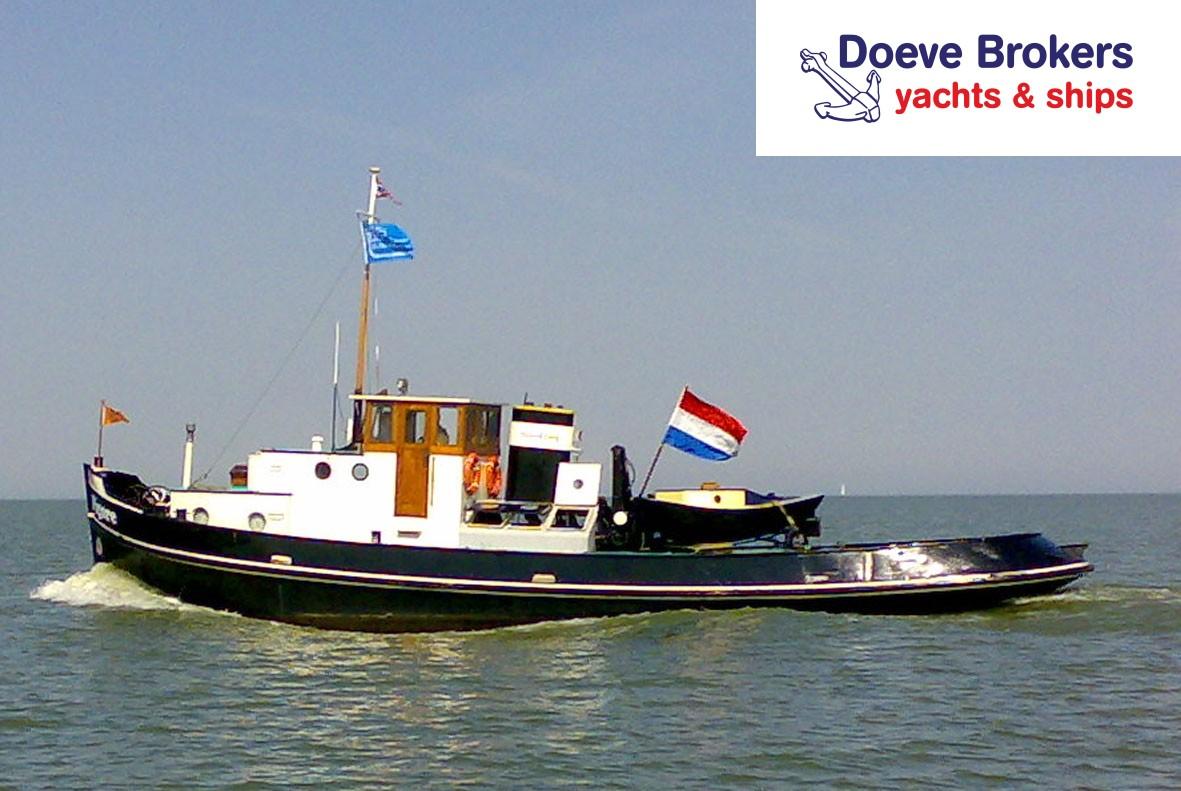 Used 1939 Sleepboot Tugboat Figore with certificate Leiden, Netherlands ...