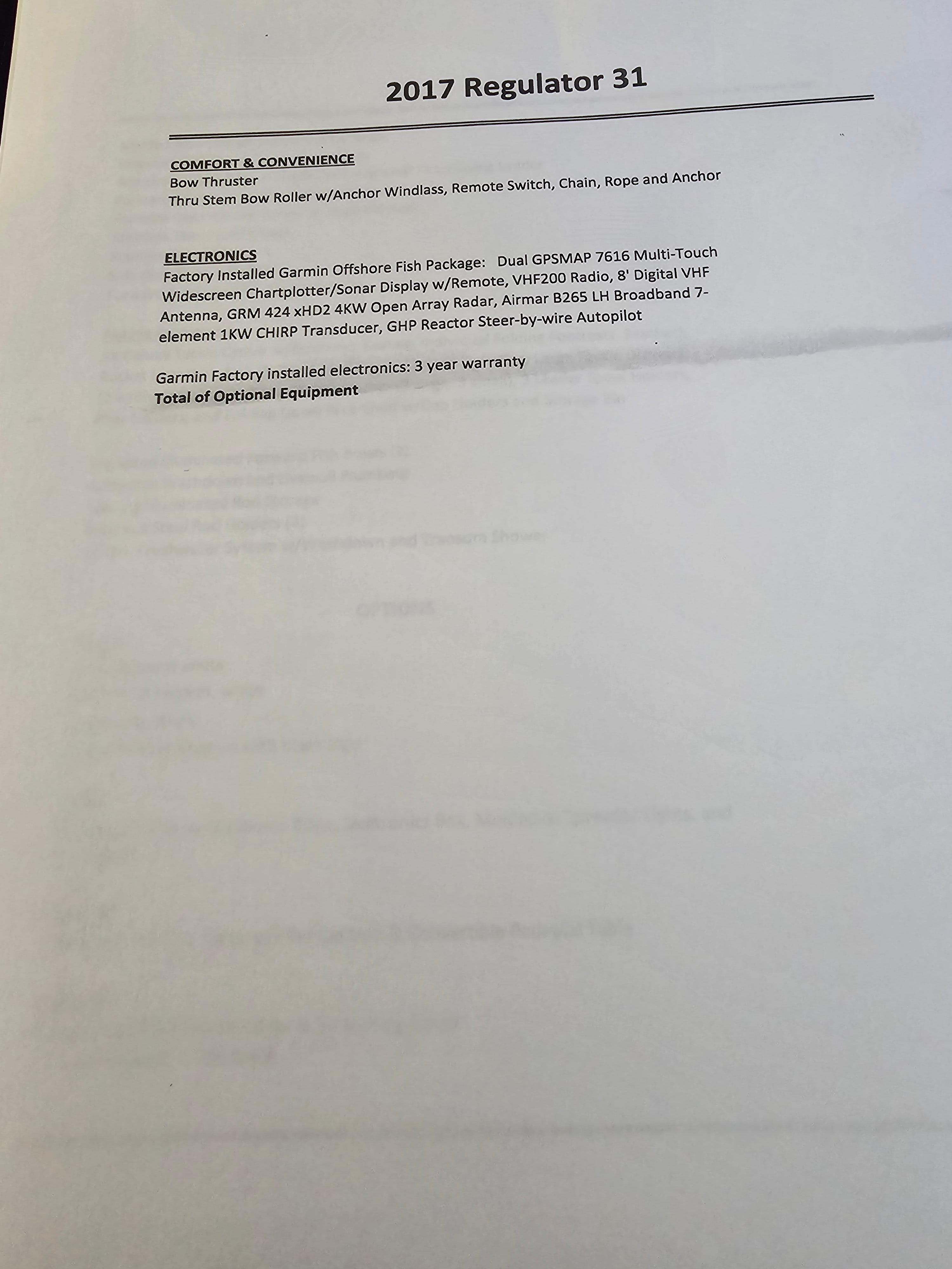 2017 Regulator 31 CC Centre Console for sale - YachtWorld