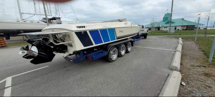 1987 Scorpion Modified deep V offshore cruiser High Performance for ...