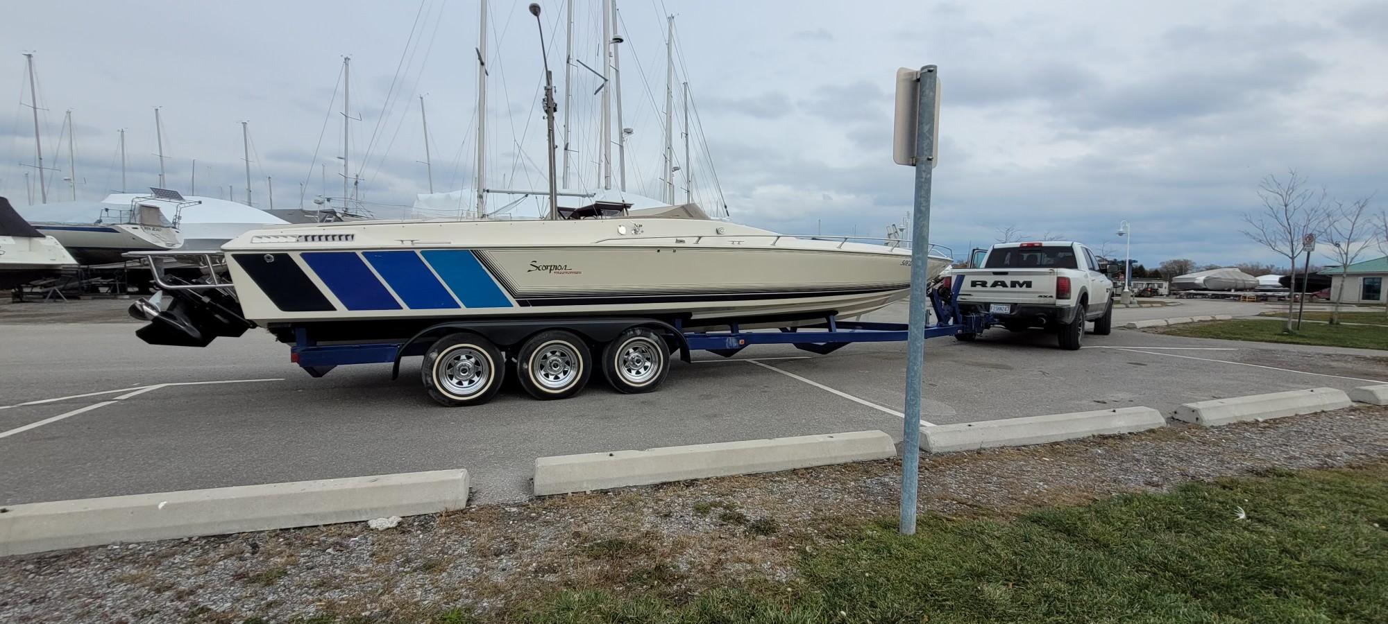 1987 Scorpion Modified deep V offshore cruiser High Performance for ...