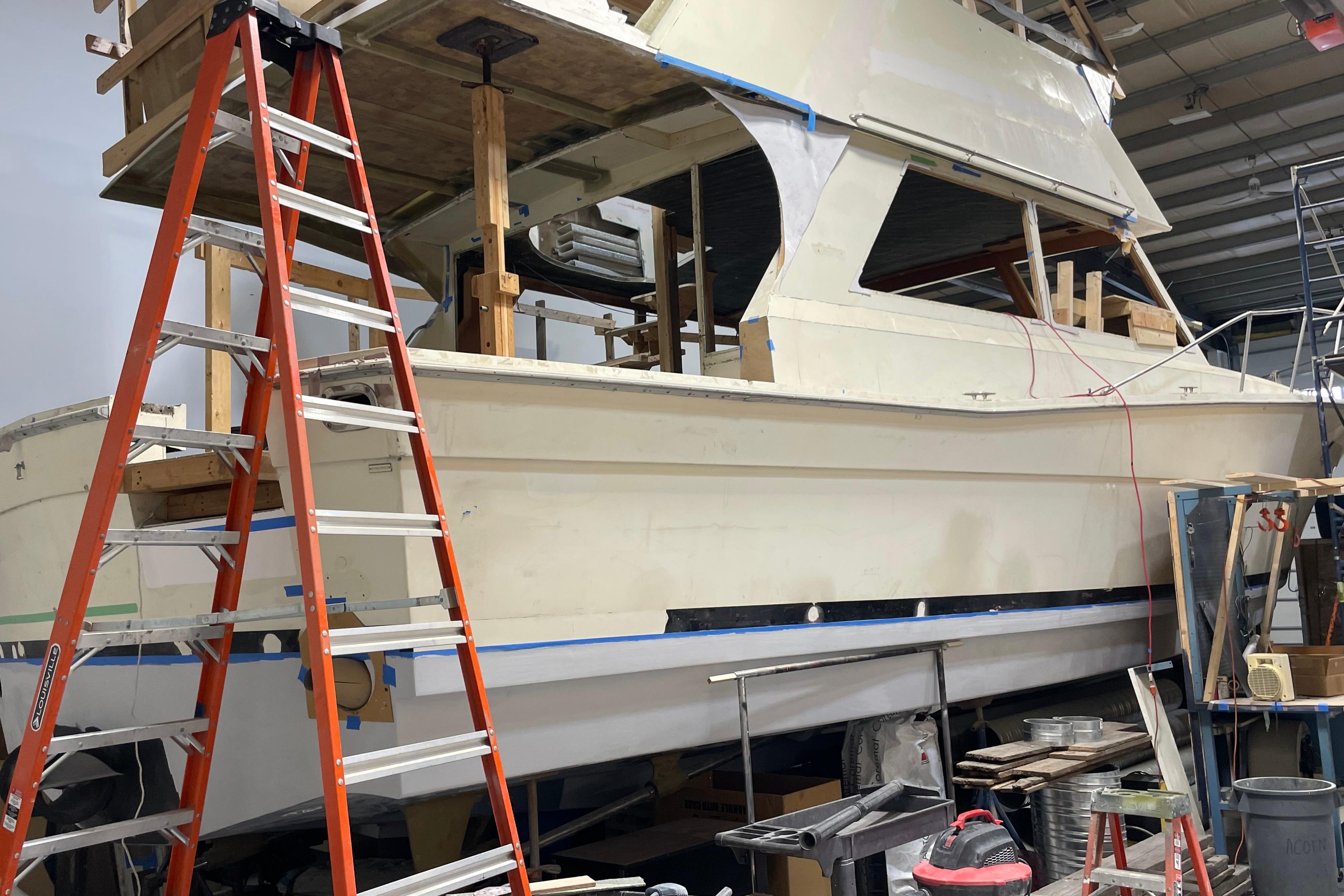 1983 Viking Boats Sportfish 46 Sedan Bridge Project Yacht ...