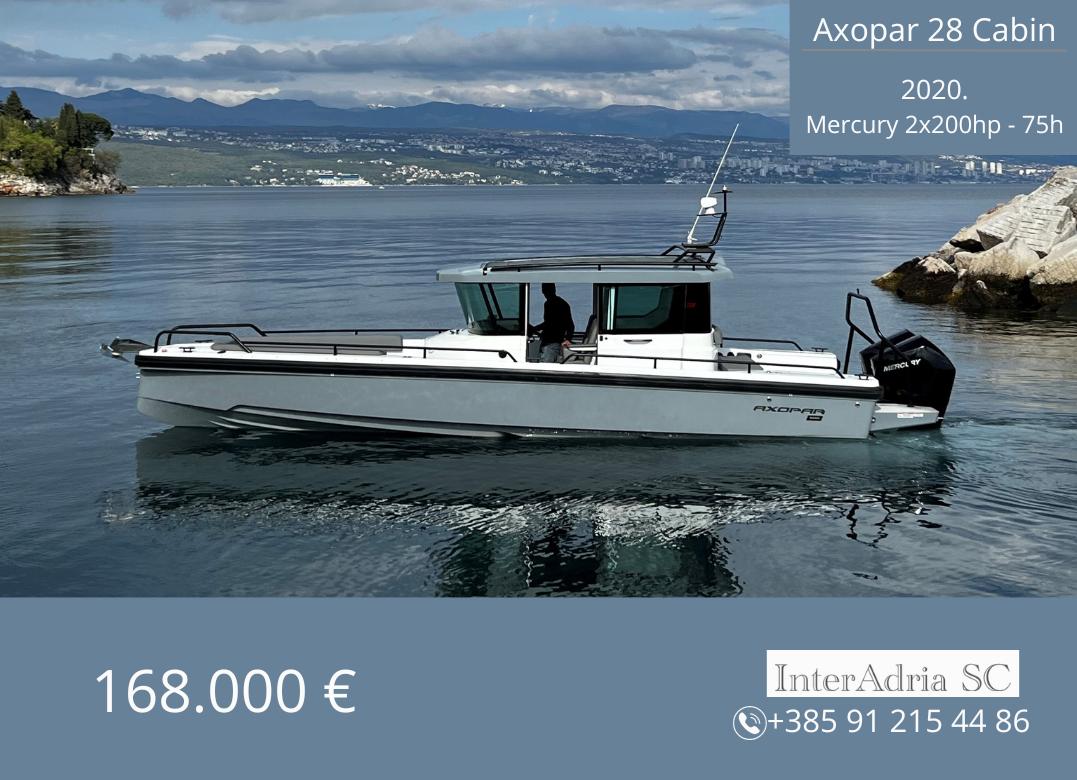 2020 Axopar 28 CABIN Sports Cruiser for sale - YachtWorld