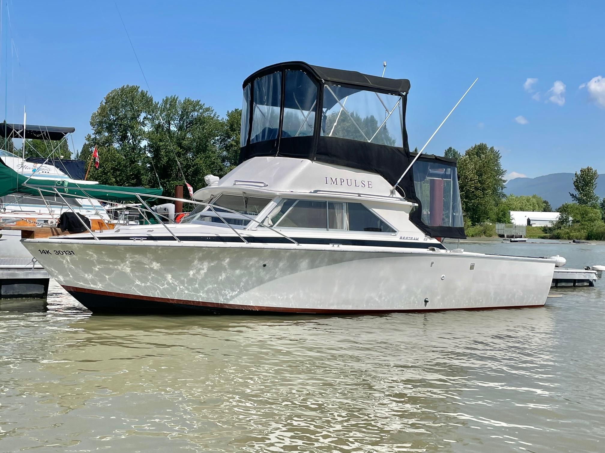 1976 Bertram 28 Flybridge CRUISER Flybridge in vendita- YachtWorld