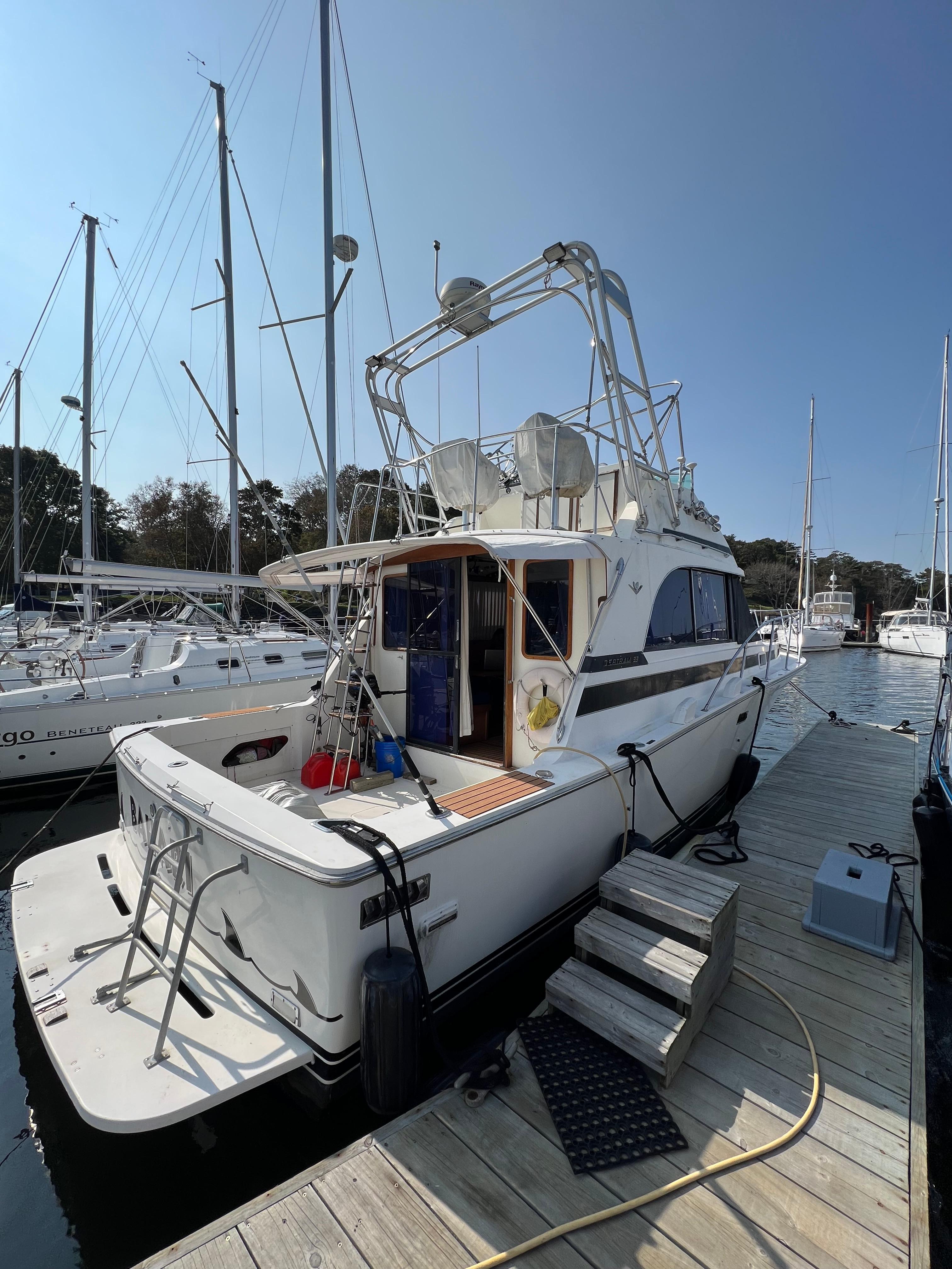 1987 Bertram Flybridge Cruiser Flybridge for sale - YachtWorld