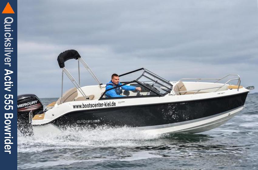 Quicksilver Activ 555 Bowrider mit 15PS inkl Trailer | 2023 | 5m - Schleswig-Holstein | Boatshop24