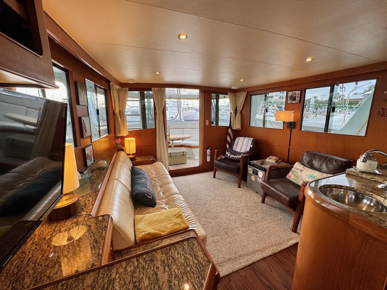 1999 Hyatt 50 Voyager Fantail Trawler Motoryachter til salgs- YachtWorld