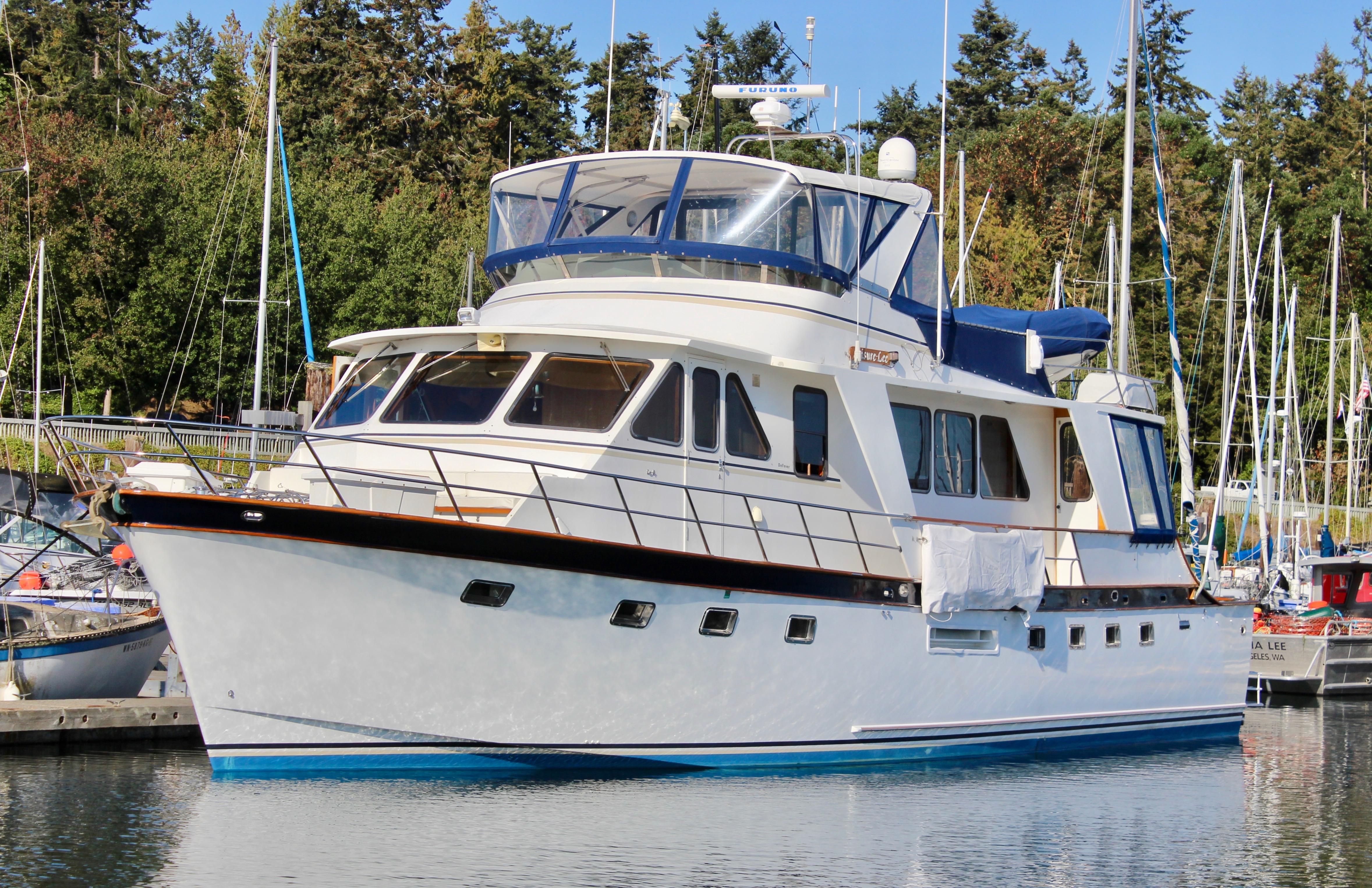 1988 DeFever 62 Performance Offshore Cruiser Motor Yachts for sale ...