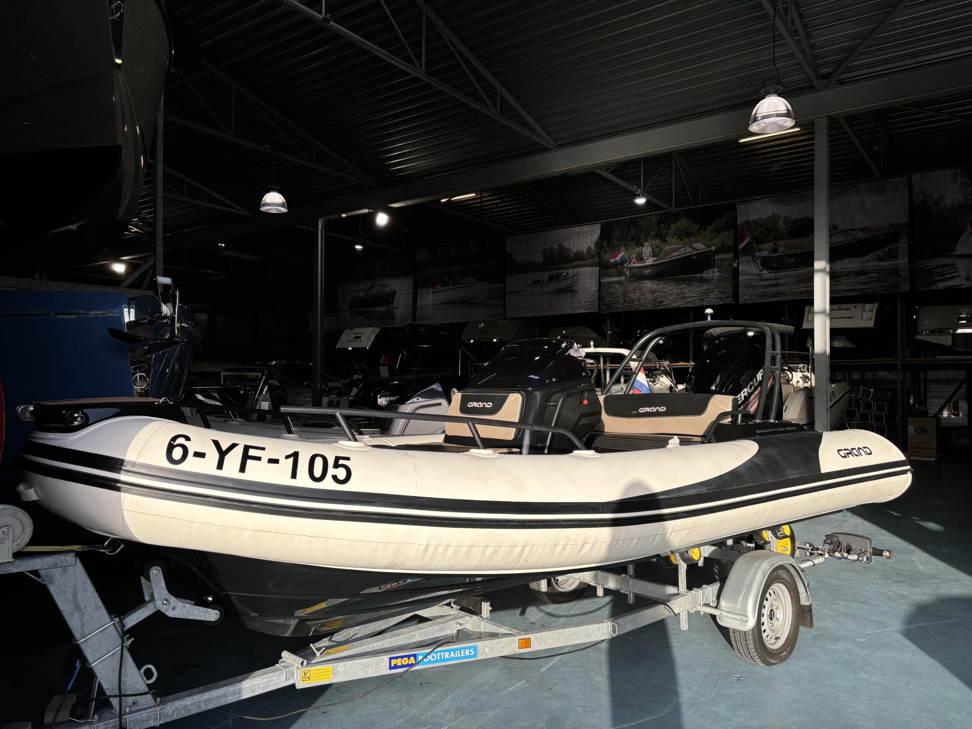 Grand Ribs Grand G500 Gold Line Mercury 115pk -Bouwjaar 2021 | 2021 ...