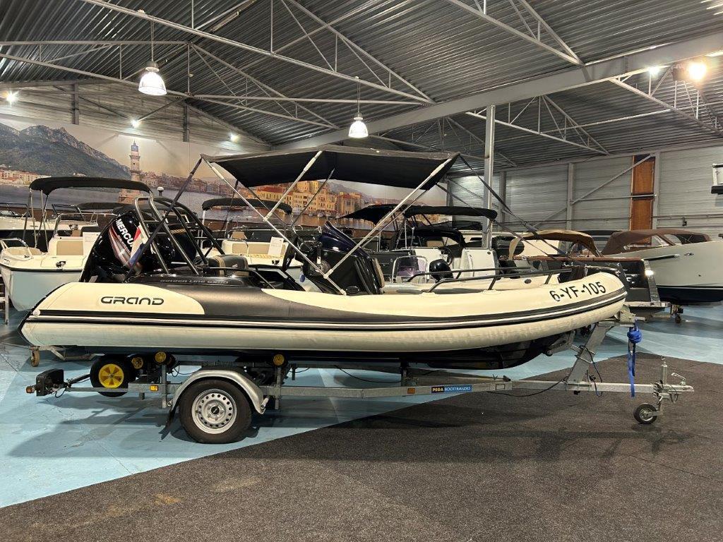 Tweedehands 2021 Grand Ribs Grand G500 Golden Line met Mercury 115pk ...
