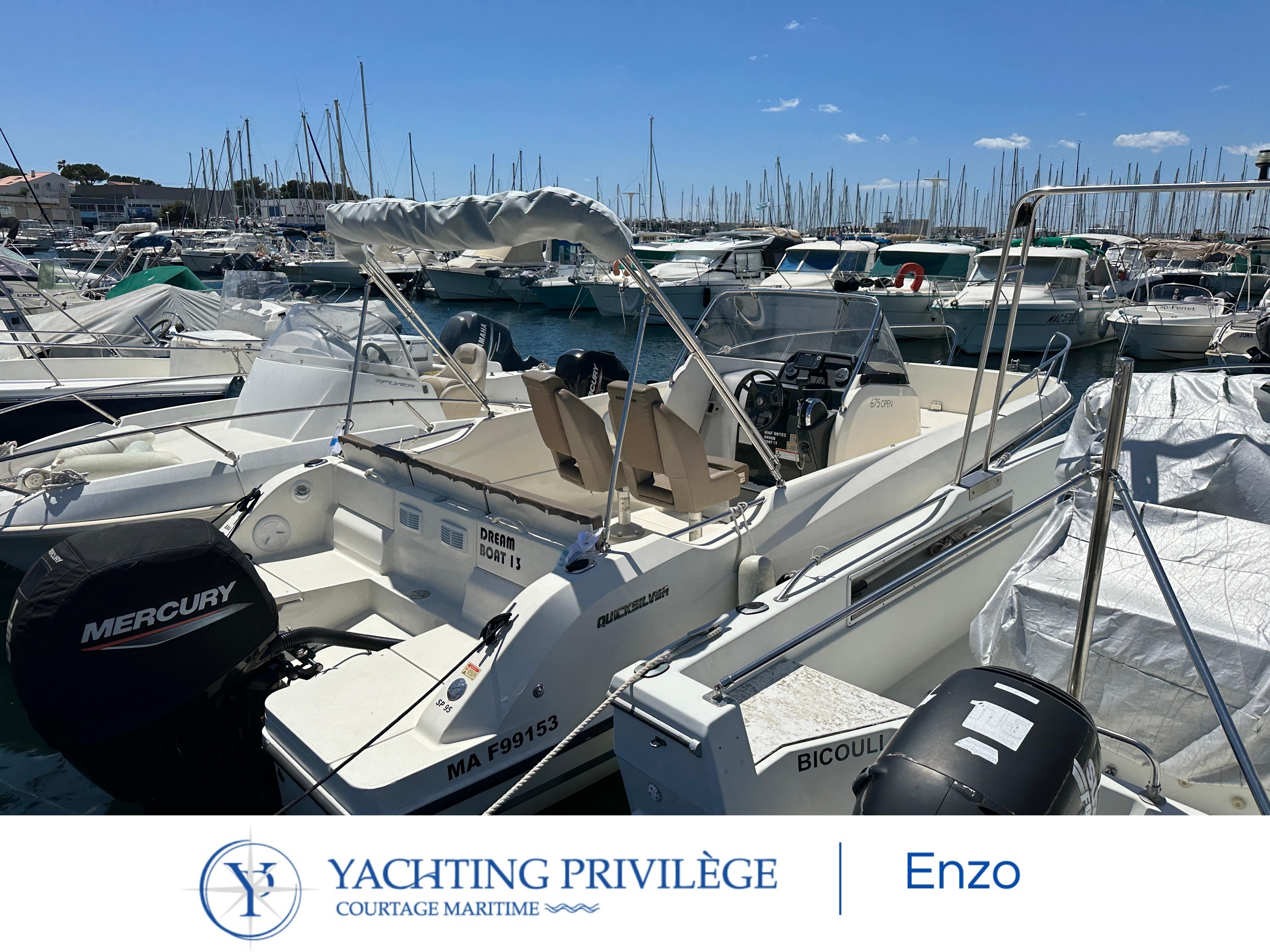 Used Quicksilver 675 Activ Open in 13 - Bouches-du-Rhône - iNautia