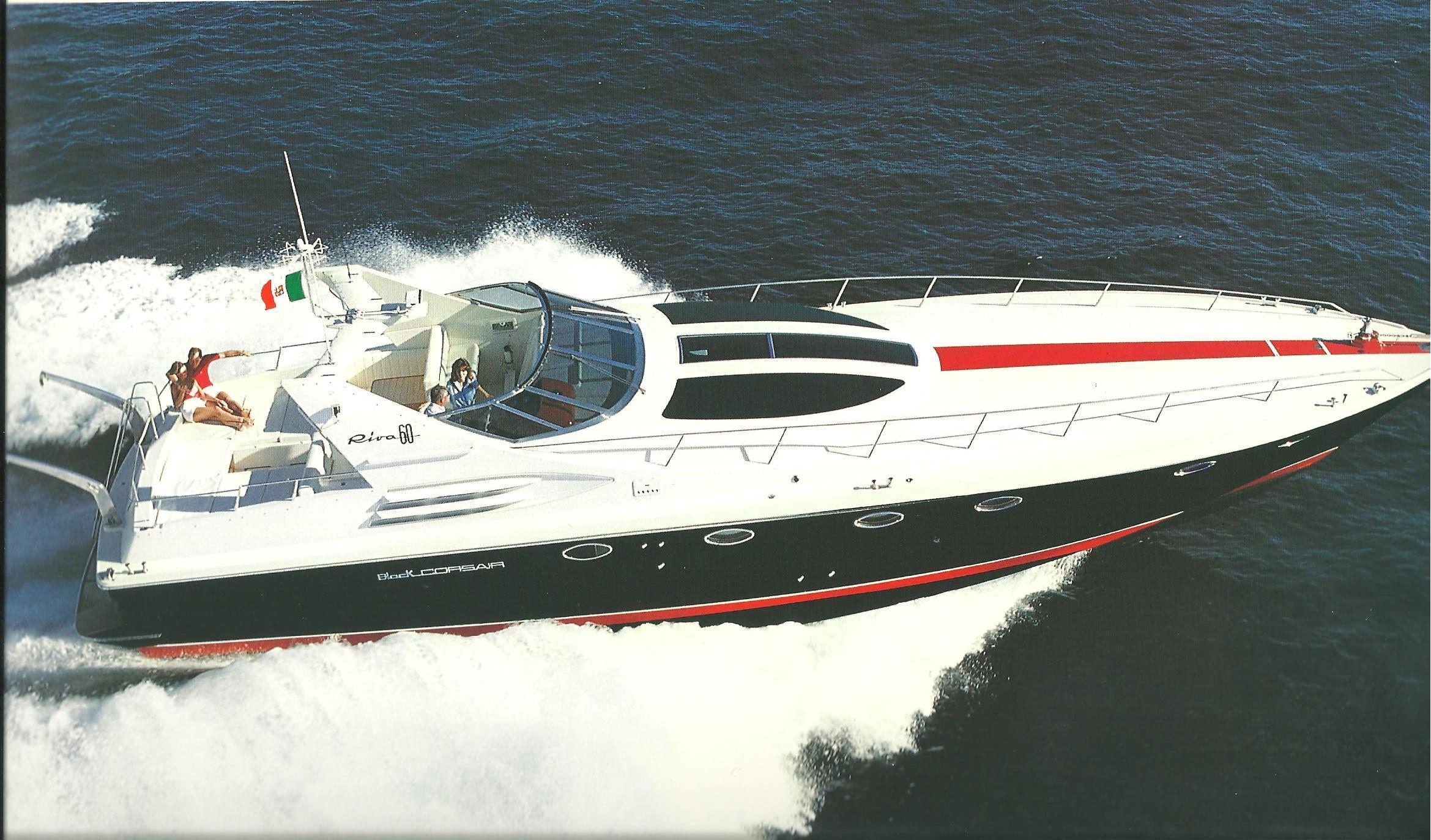 1989 Riva 60 Black Corsair Express Cruiser for sale - YachtWorld
