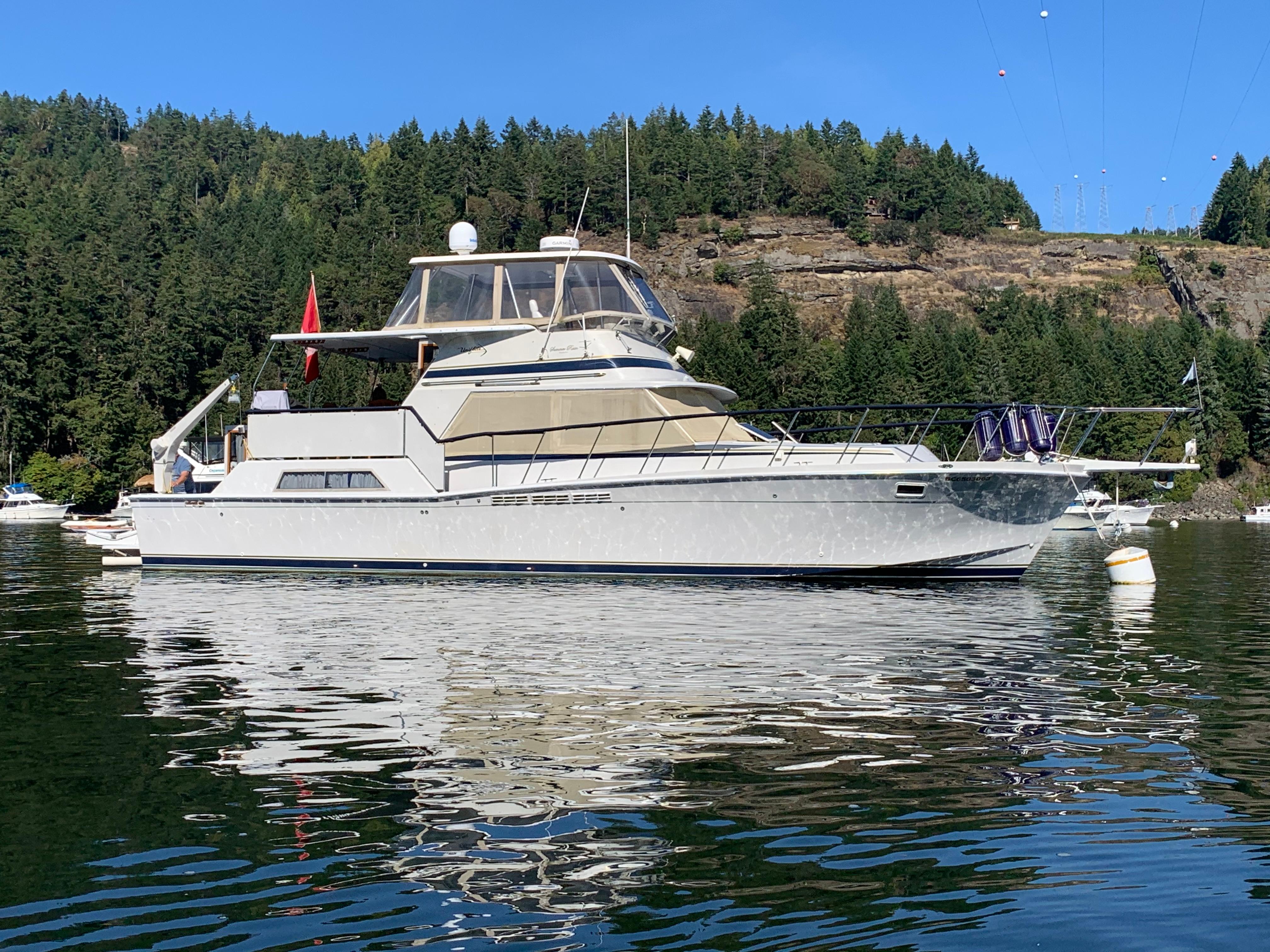 1982 Uniflite 48 Yacht Fisherman Flybridge for sale - YachtWorld