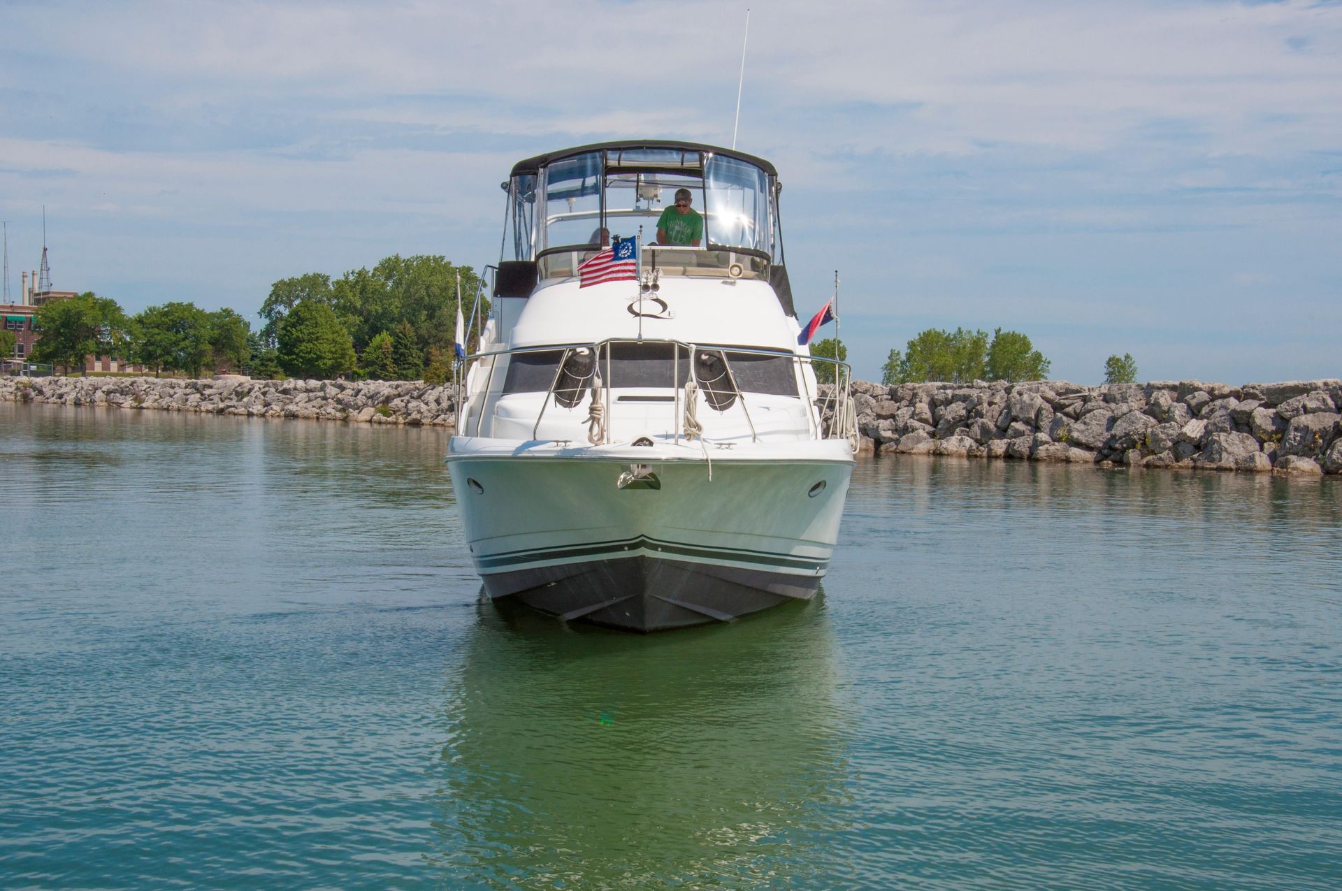 1997 Silverton 351 Sedan Cruiser - Weber Yachts