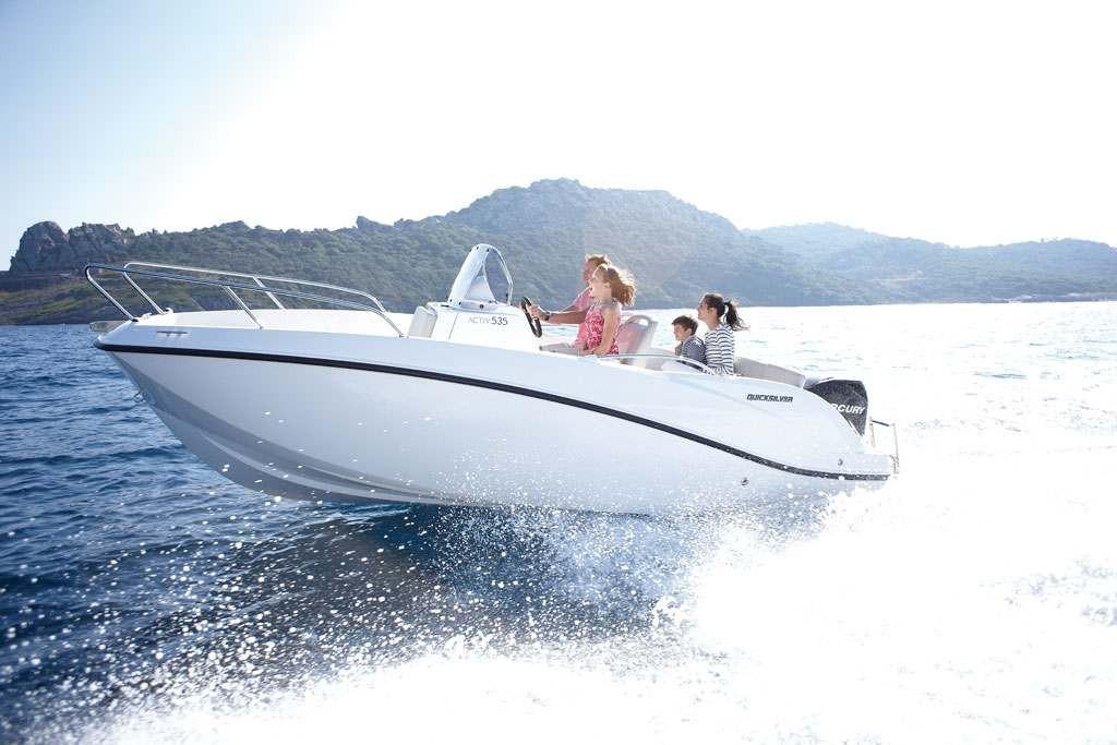Quicksilver Open en console boten Nuevo - Cosas de Barcos