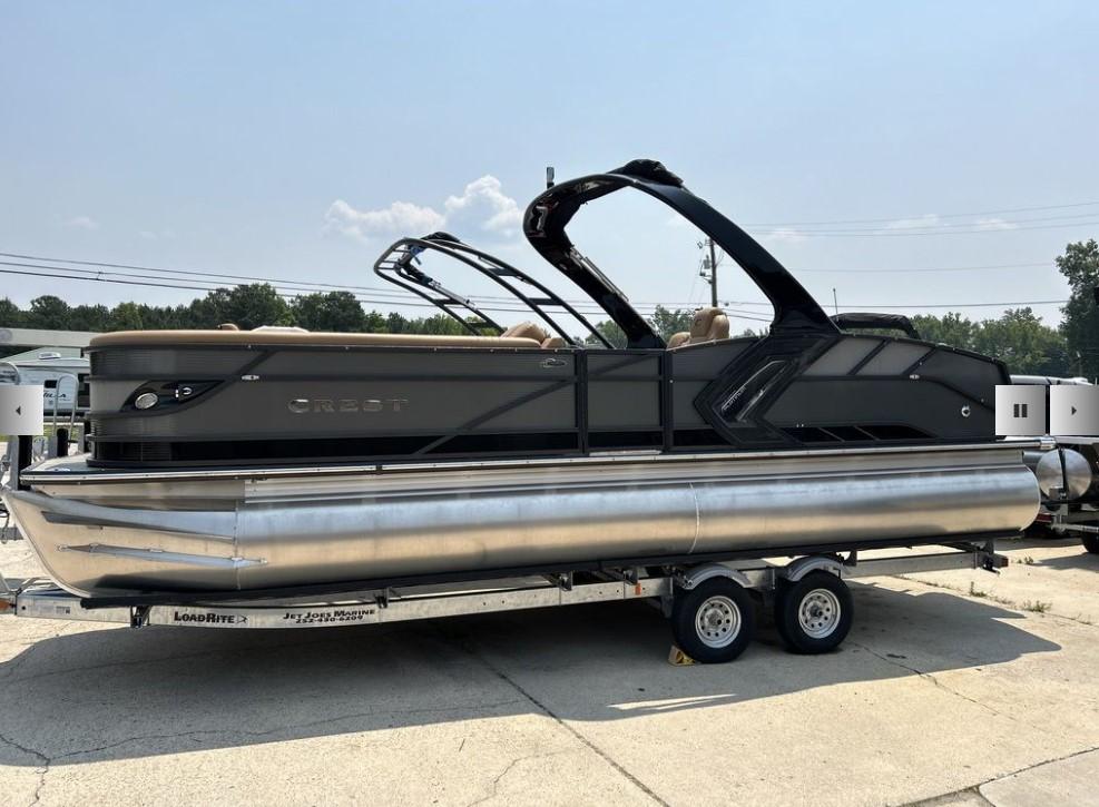 2023 Crest Caribbean Platinum 250 SLS Pontoon for sale - YachtWorld