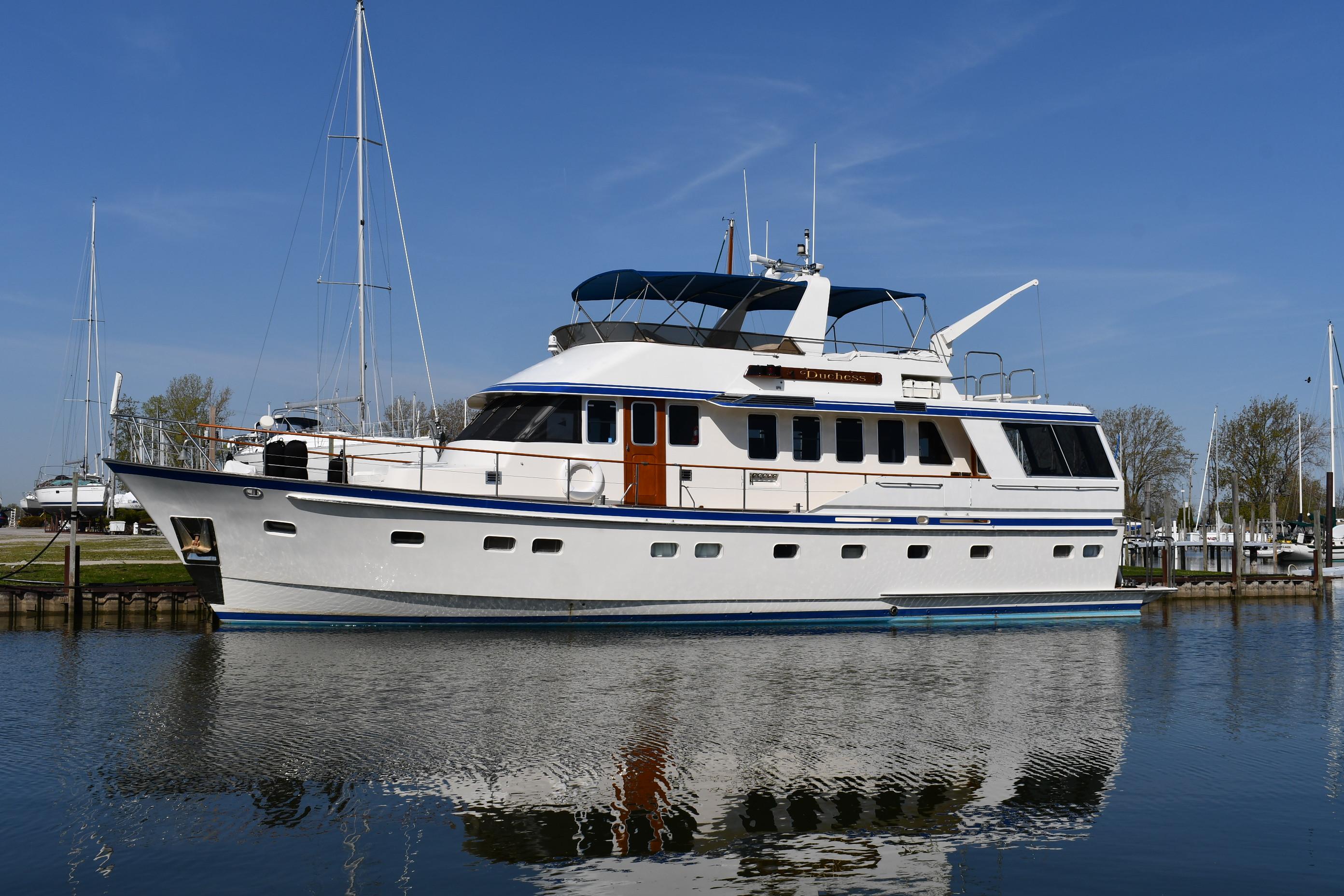 1986 Lowland 64 Pilot House Long Range Motor Yacht Motor Yachts for ...