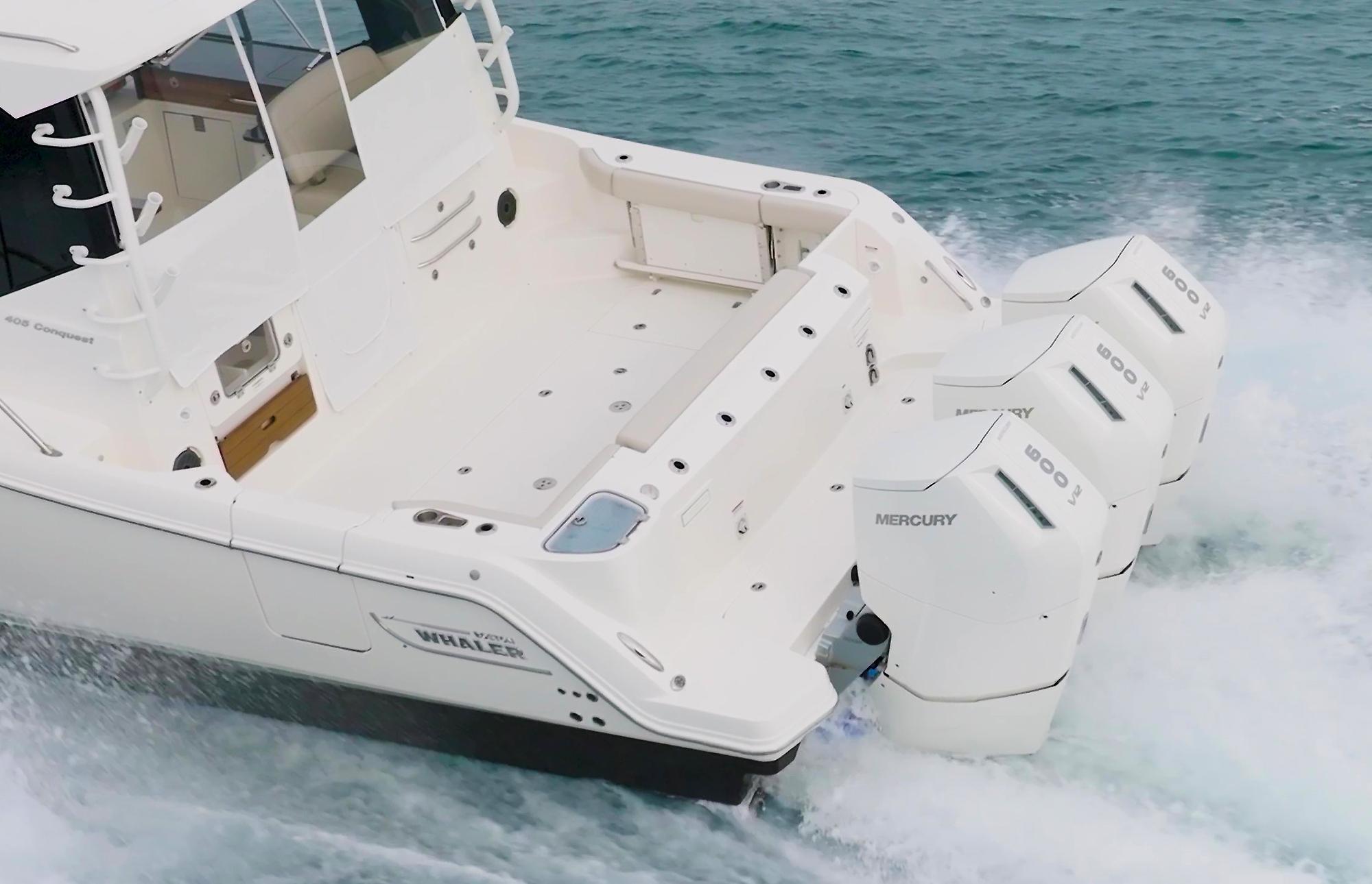 2024 Boston Whaler 405 Conquest Walkaround for sale - YachtWorld