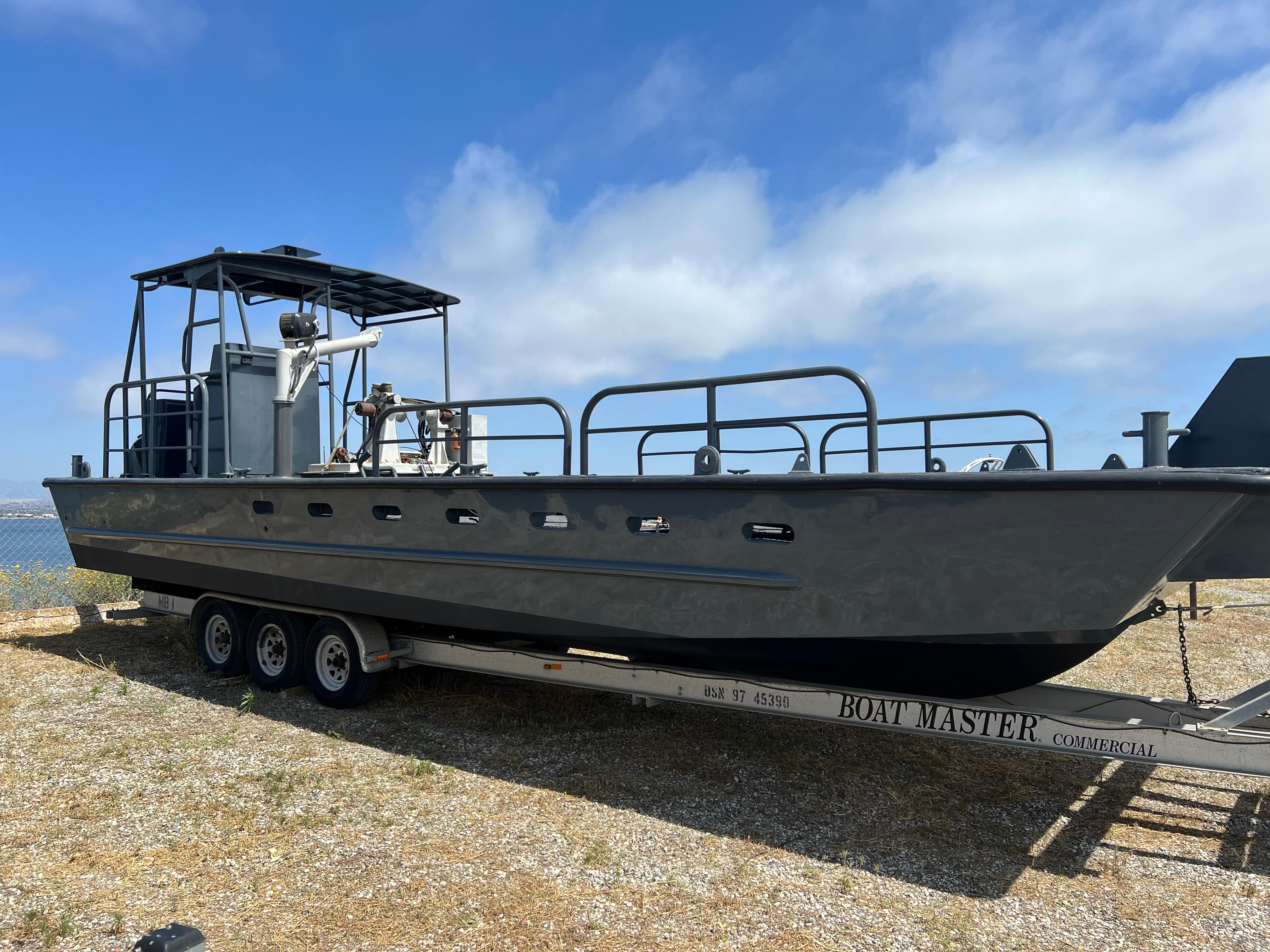 2004 SeaArk 35 Aluminum Work Boat with A-Frame Utility for sale ...