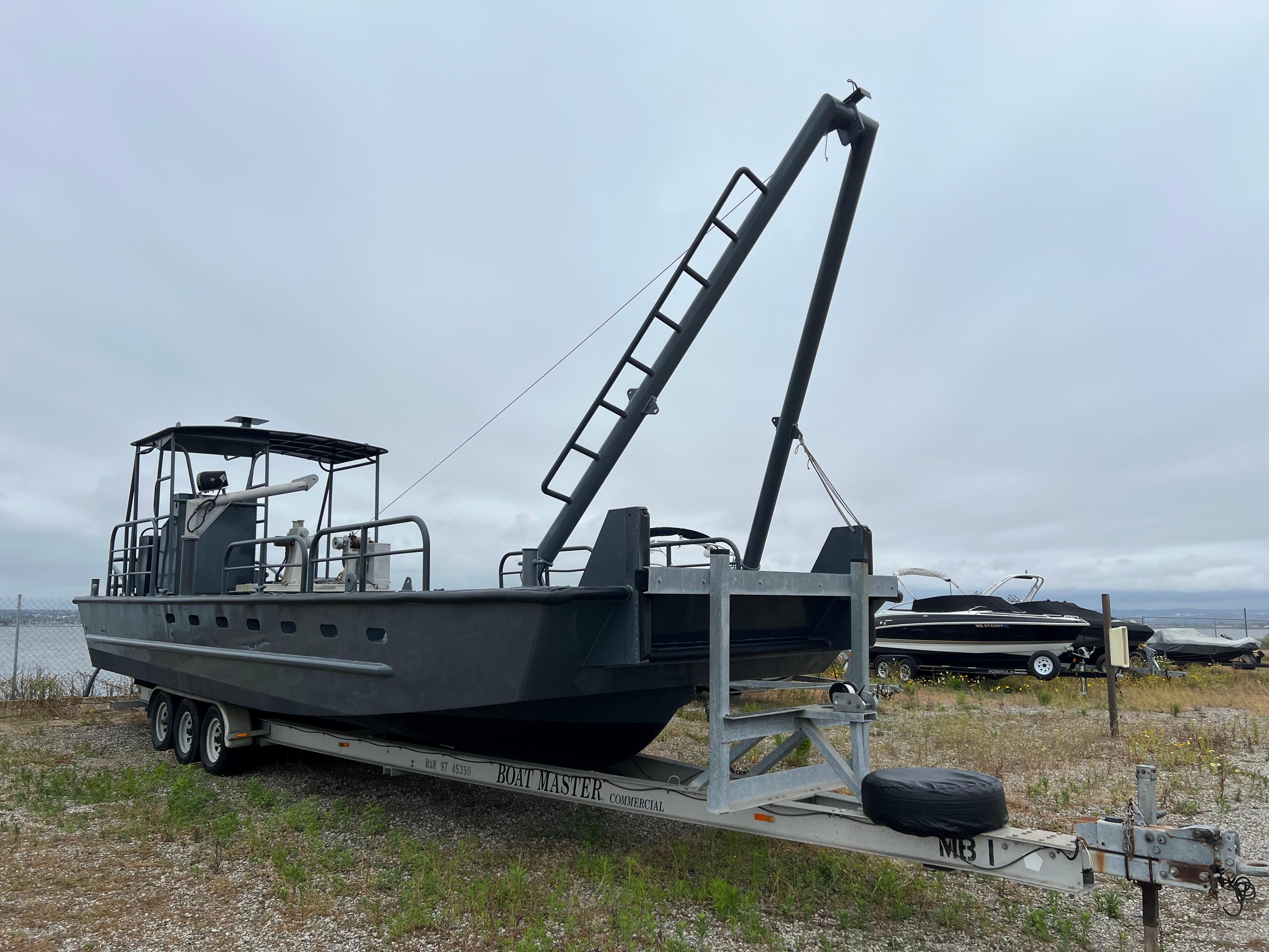 2004 SeaArk 35 Aluminum Work Boat with A-Frame Utility for sale ...