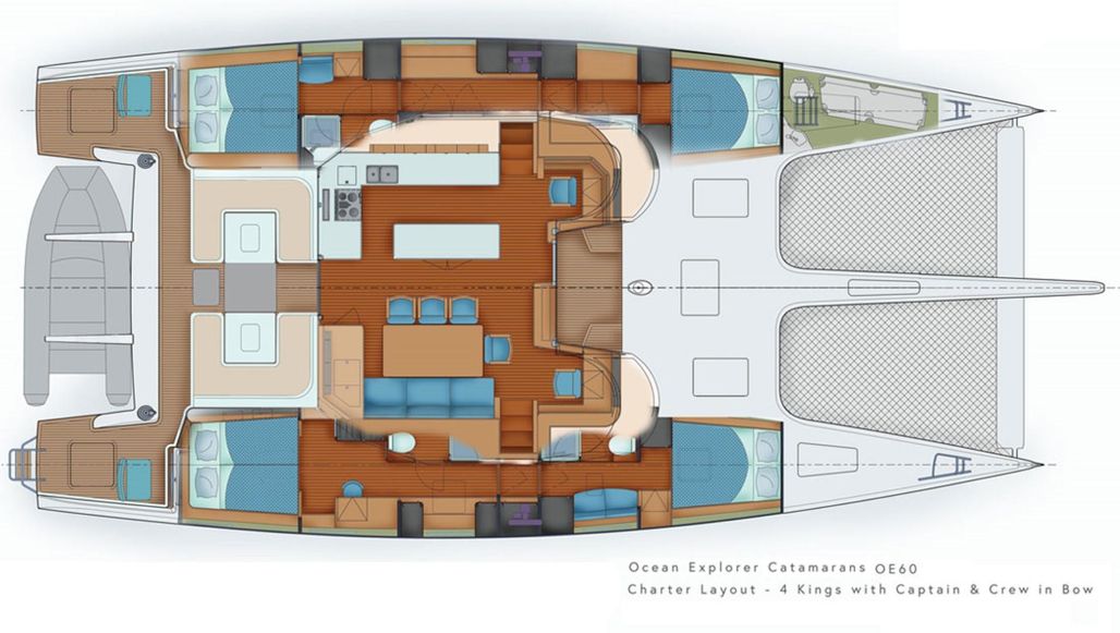 2024 Ocean Explorer Catamarans 60 Catamaran for sale - YachtWorld