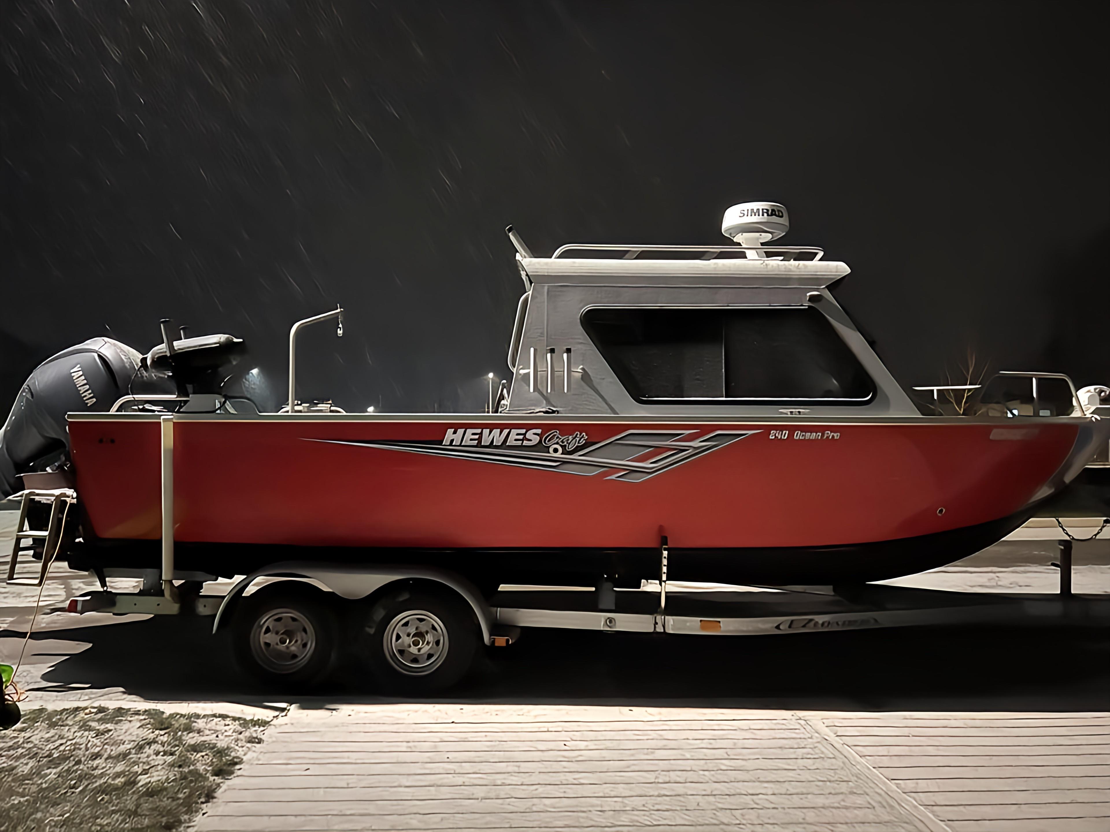 2022 Hewescraft 240 Ocean Pro ET HT Aluminium visboten te koop- YachtWorld