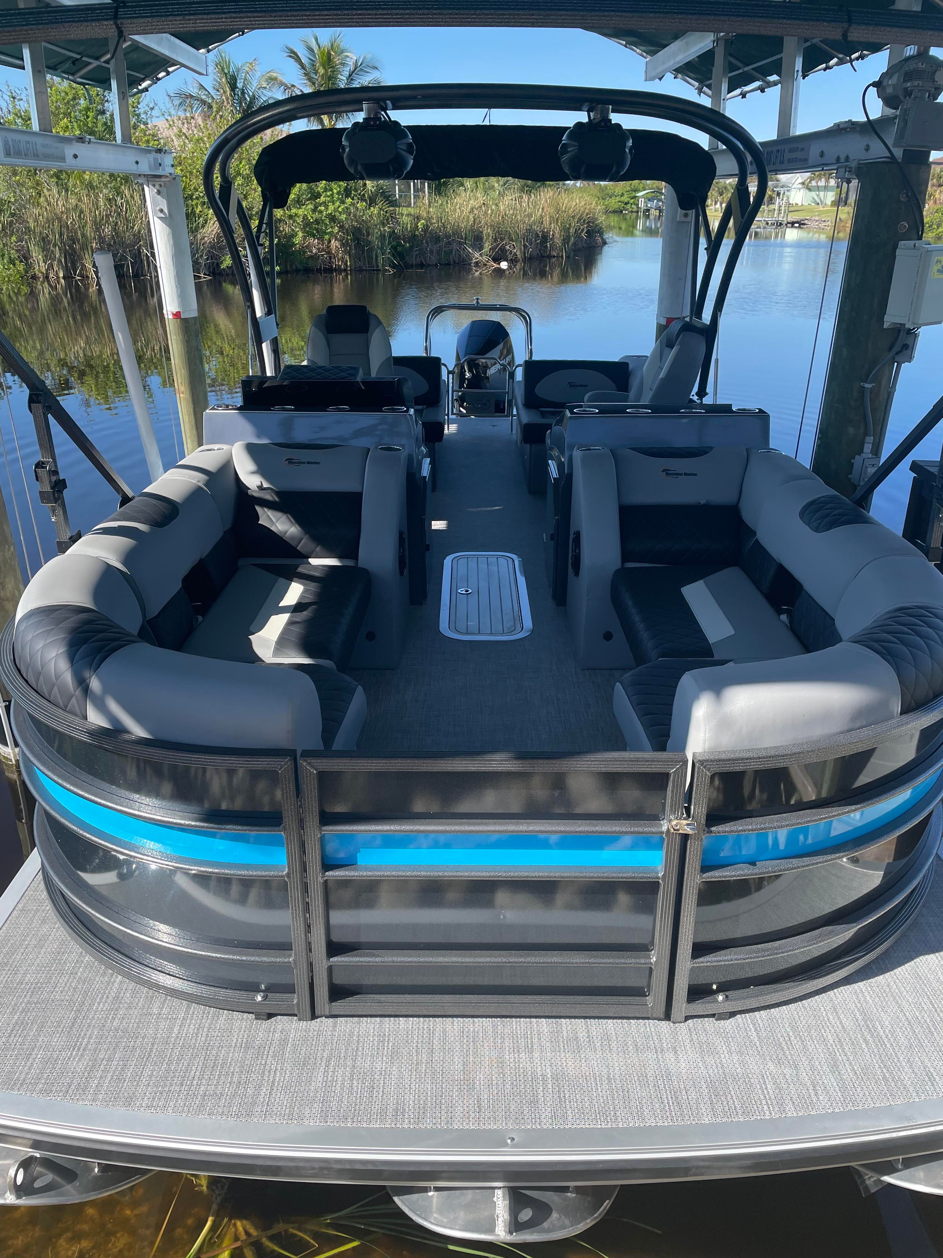 2025 Massimo Marine T-25 ULTRA Lounger Tritoon Bateaux ponton à vendre ...