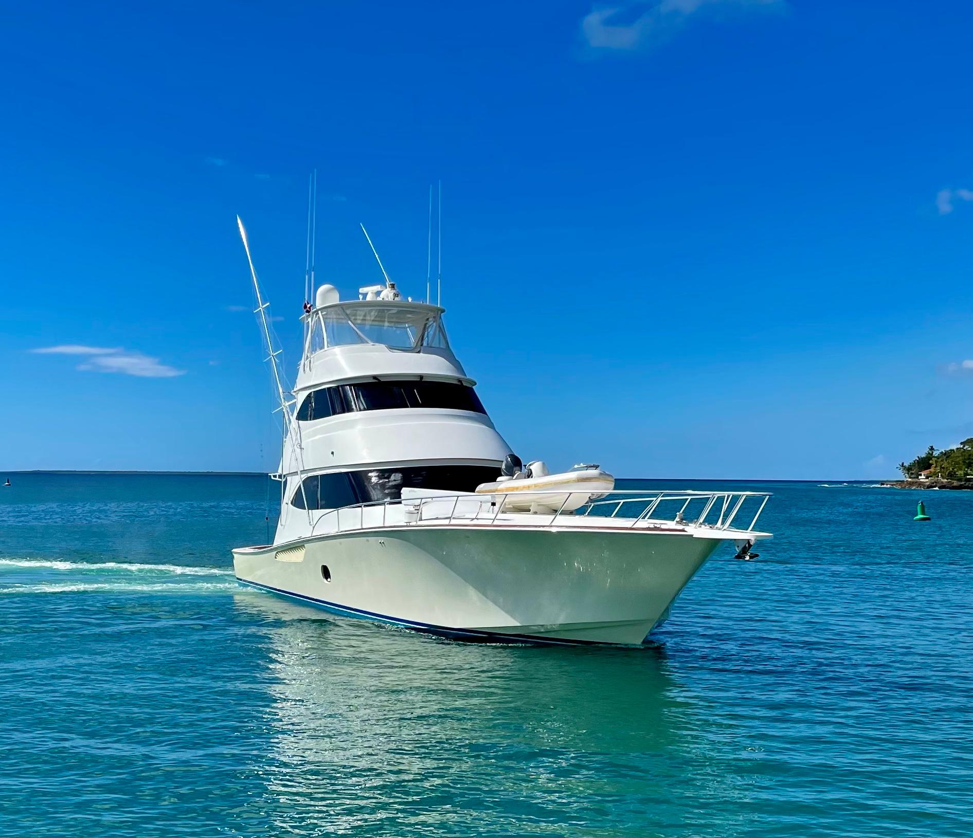 2012 Viking 76 Enclosed Bridge Boat For Sale - Waa2