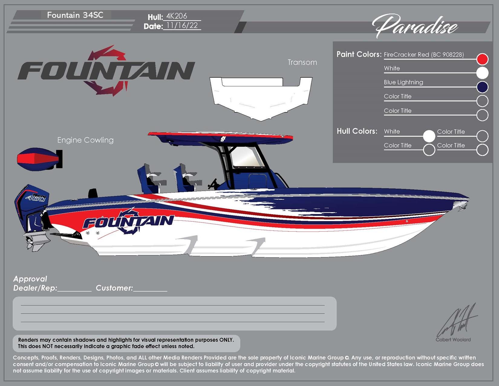 2023 Fountain 34 Center Console Centre Console for sale - YachtWorld